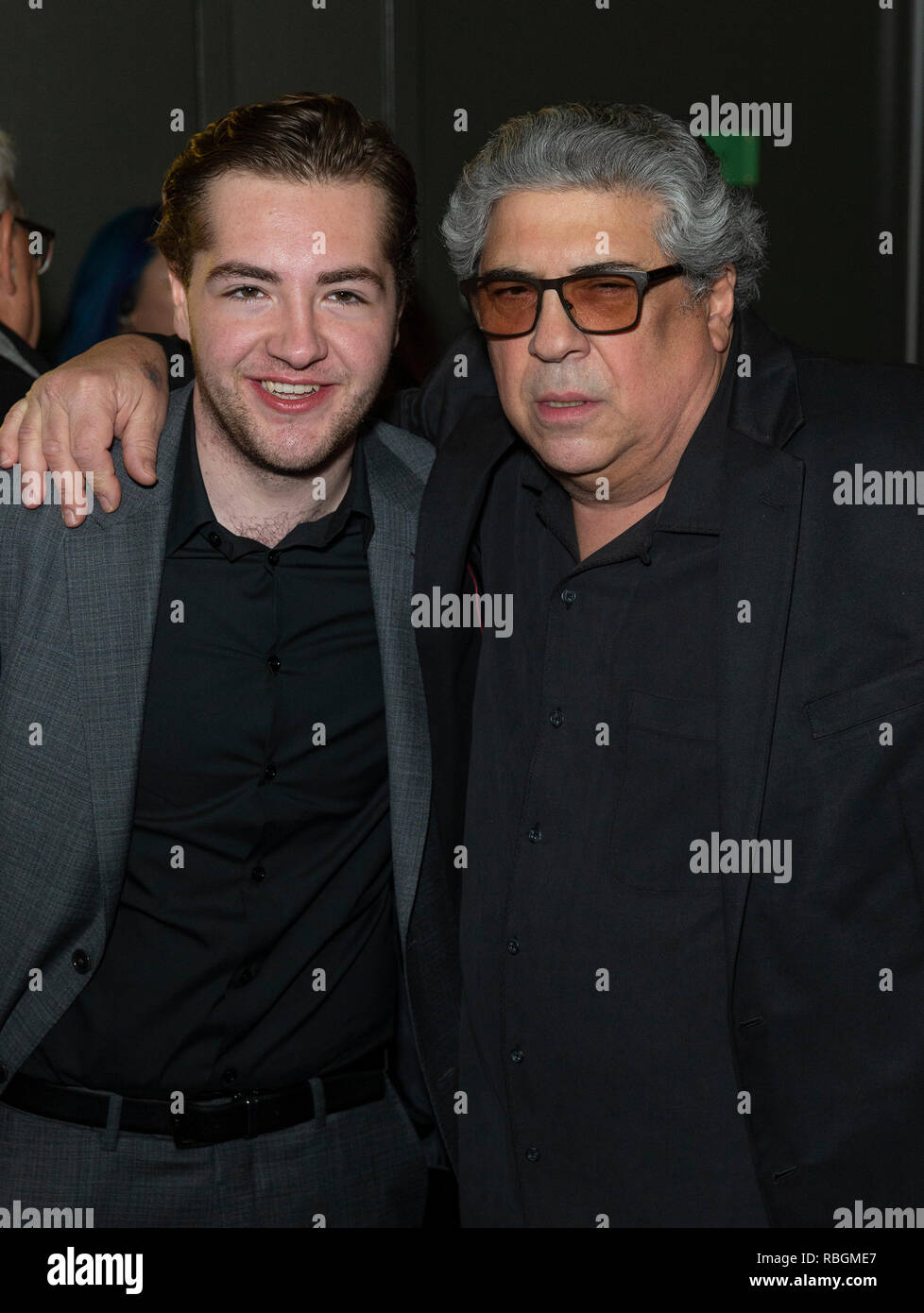 New York, United States. 09th Jan, 2019. Michael Gandolfini and Vincent ...