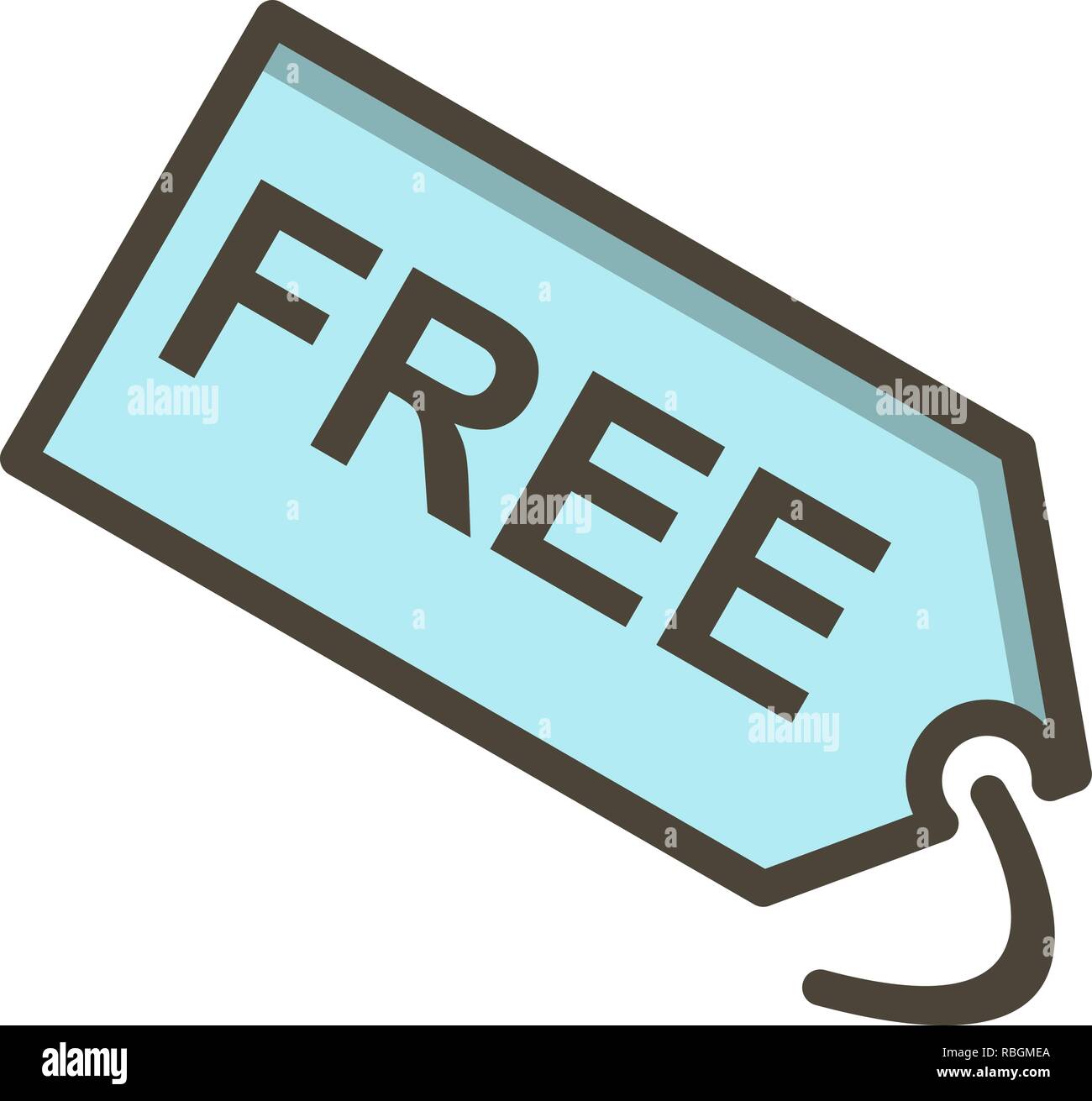 Vector Free Tag Icon Stock Vector Image & Art - Alamy