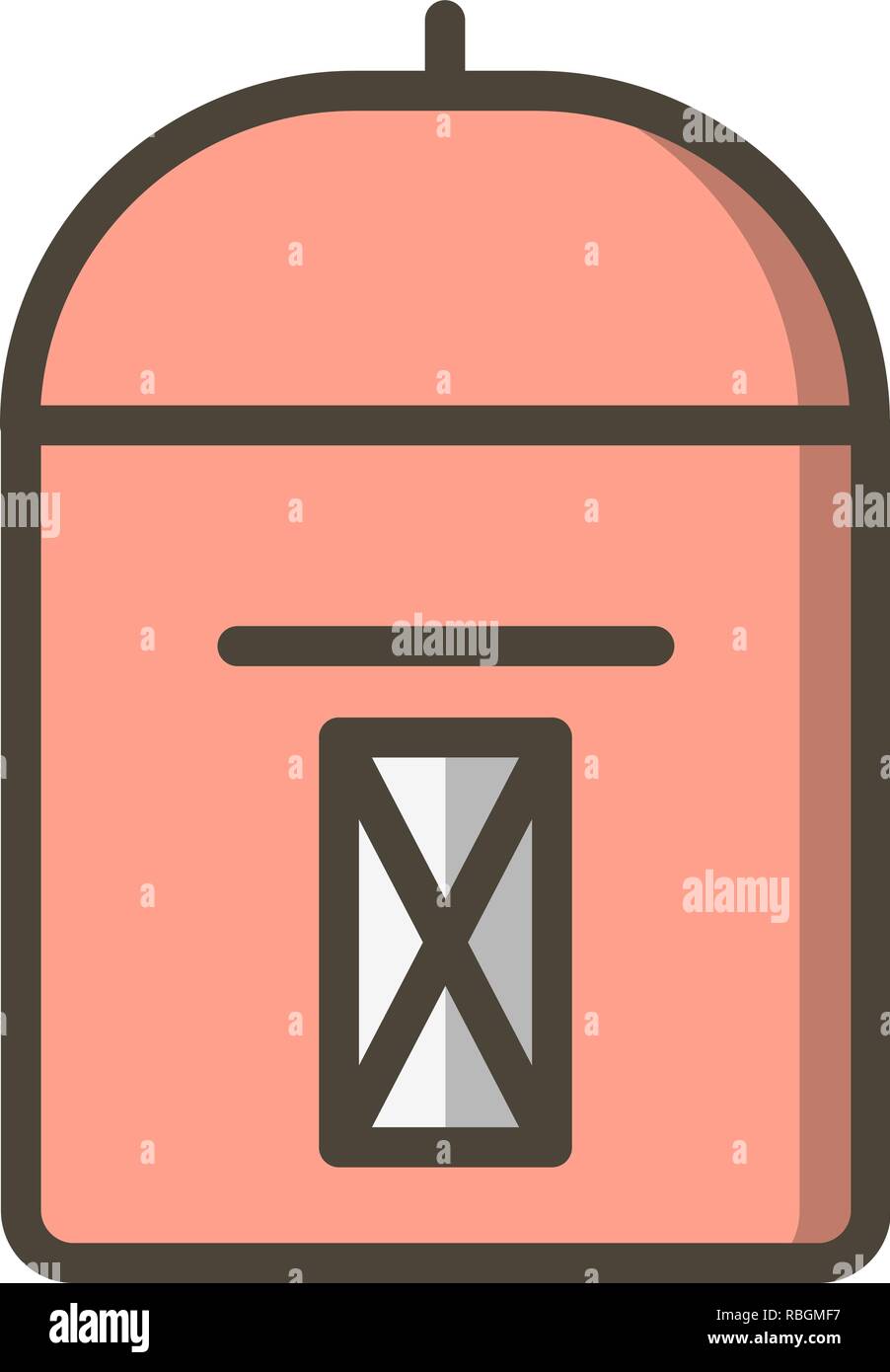 Vector Postbox Icon Stock Vector Image & Art - Alamy
