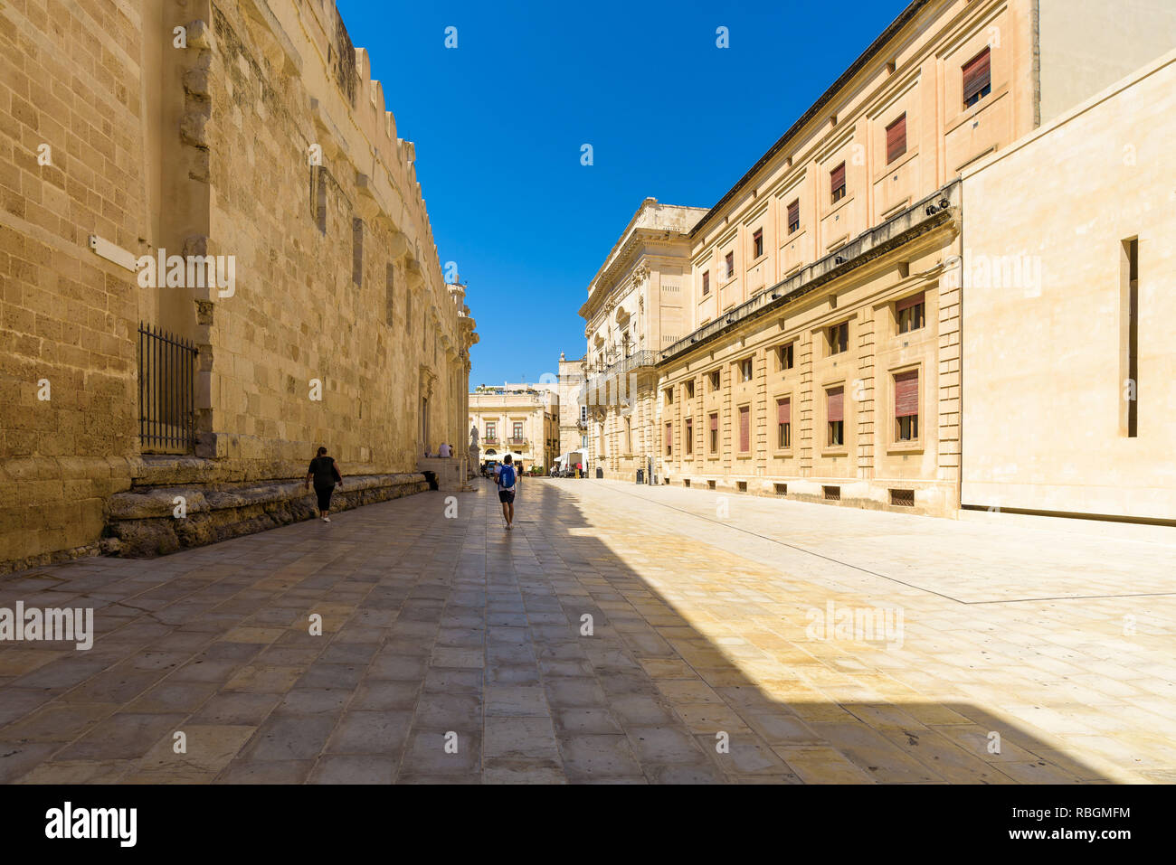 Piazza Minerva (Minerva Square) next to the cathedral. Tourists and ...