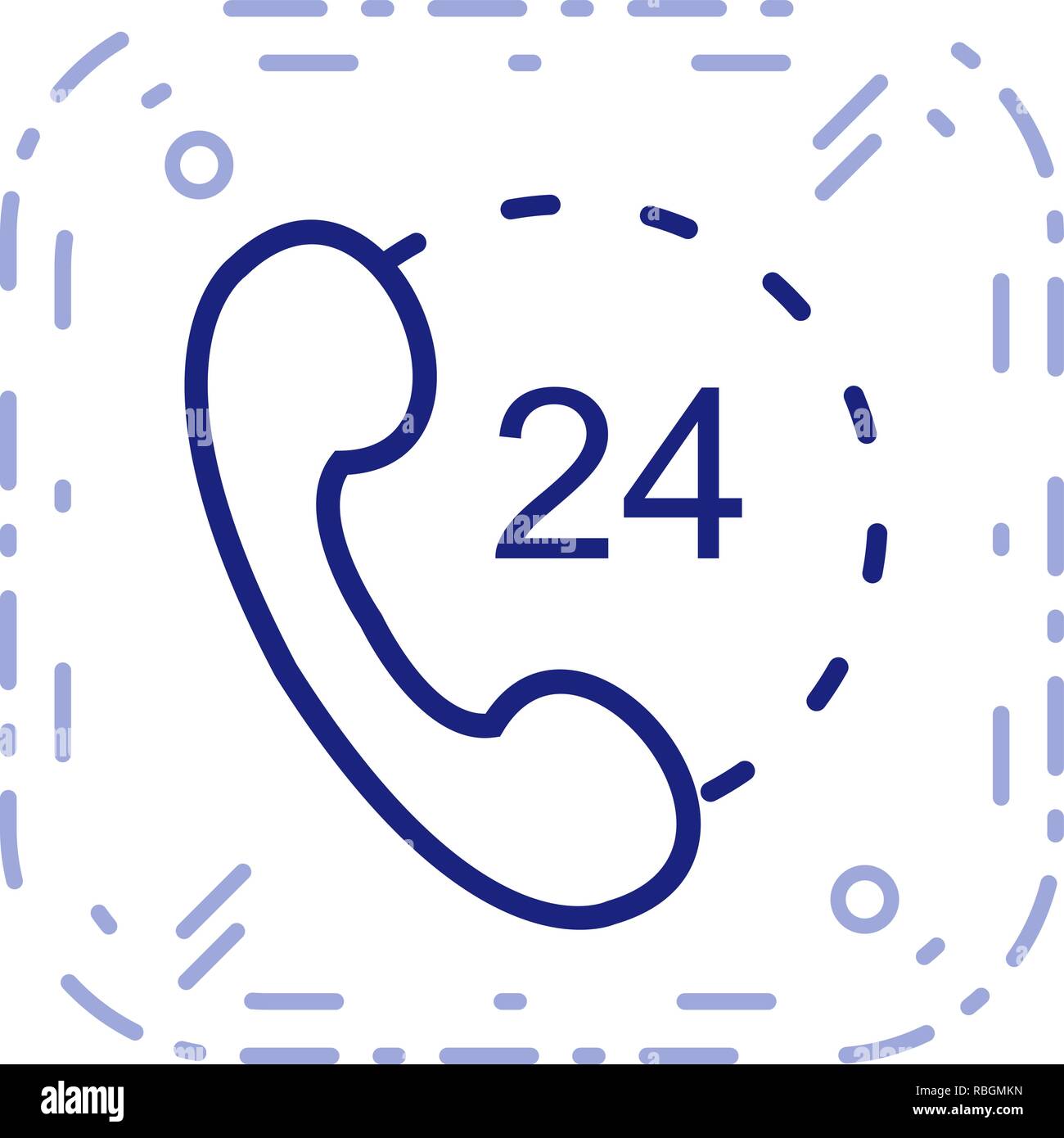 Vector Phone Services Icon Stock Vector Image & Art - Alamy