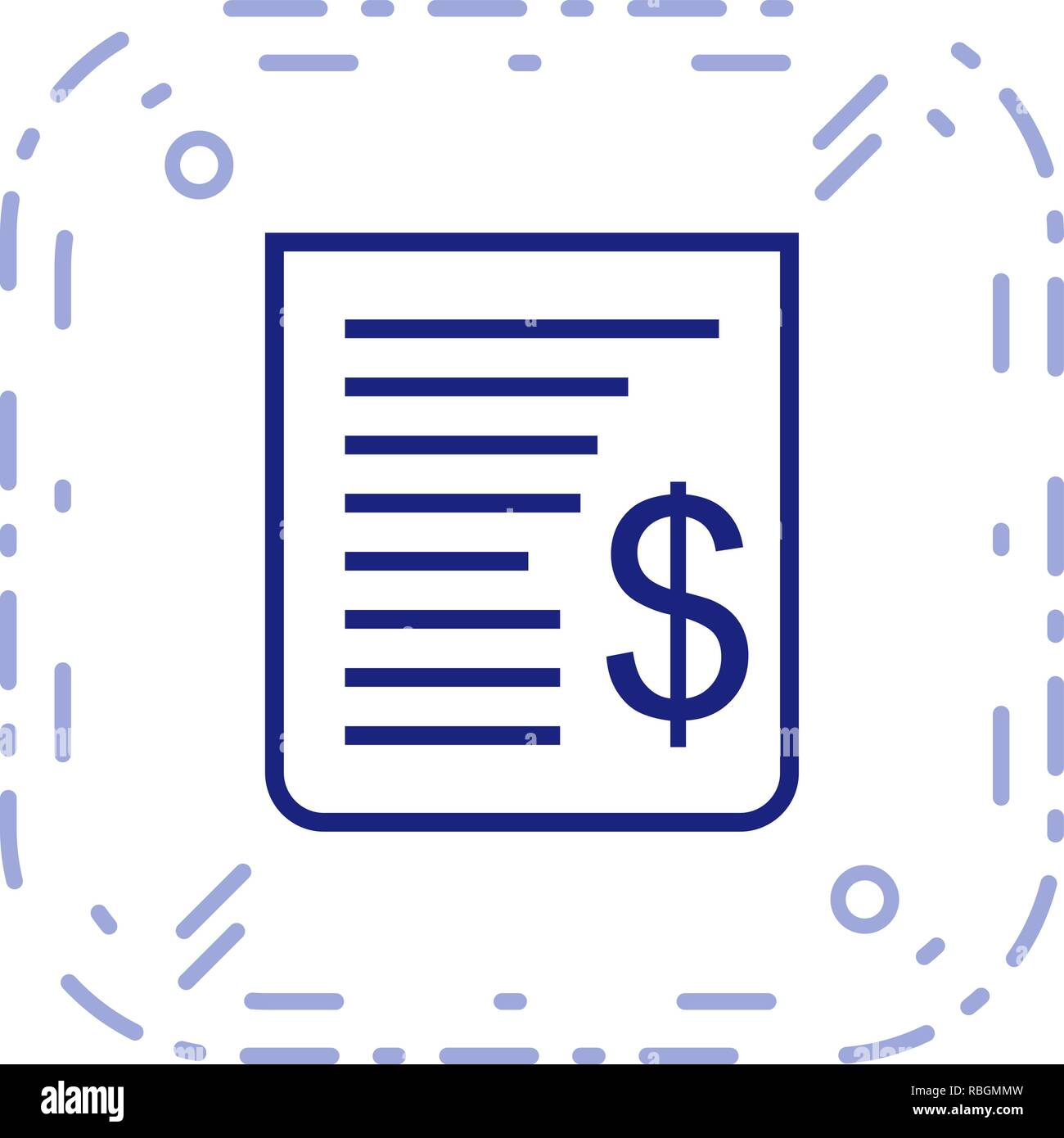 Vector Receipt Icon Stock Vector Image & Art - Alamy