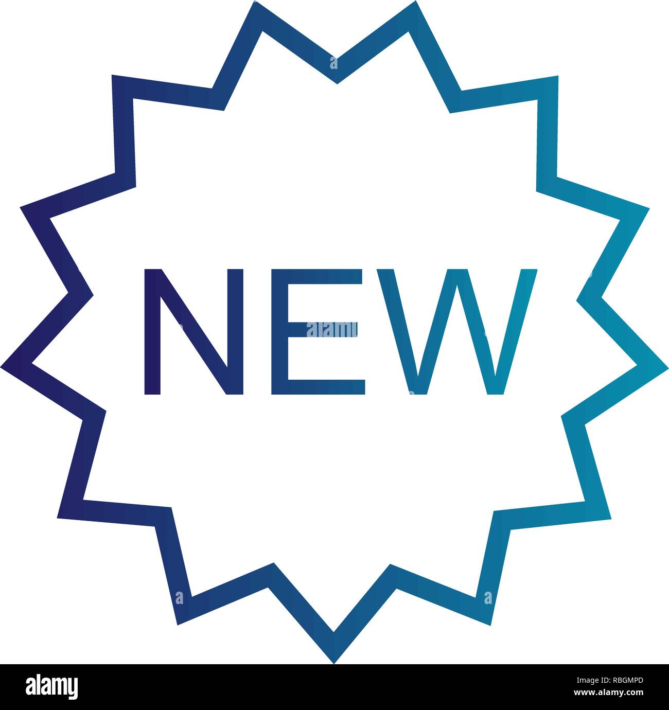 Vector New Icon Stock Vector Image & Art - Alamy
