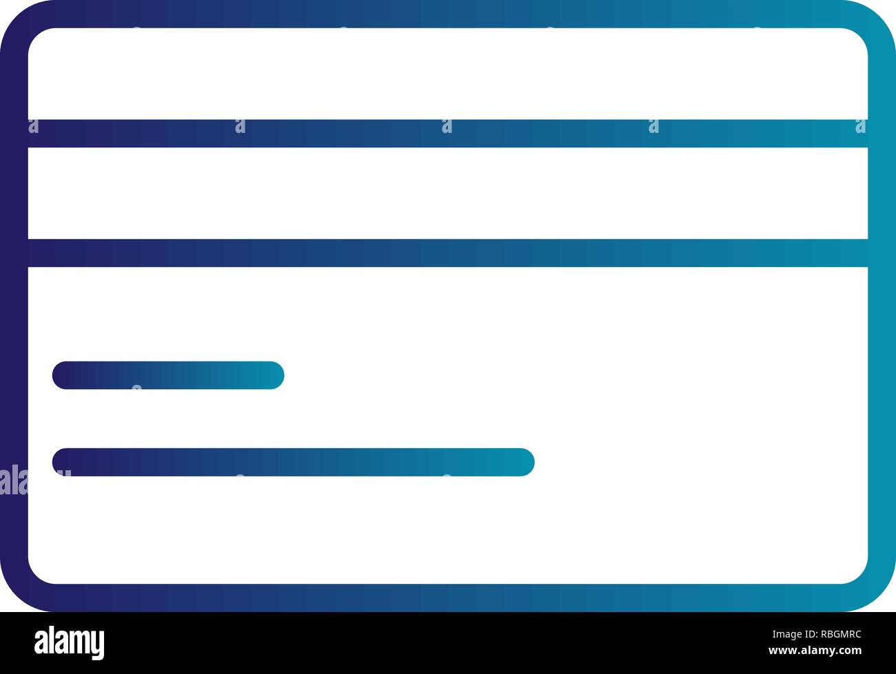Vector Credit Card Icon Stock Vector Image & Art - Alamy