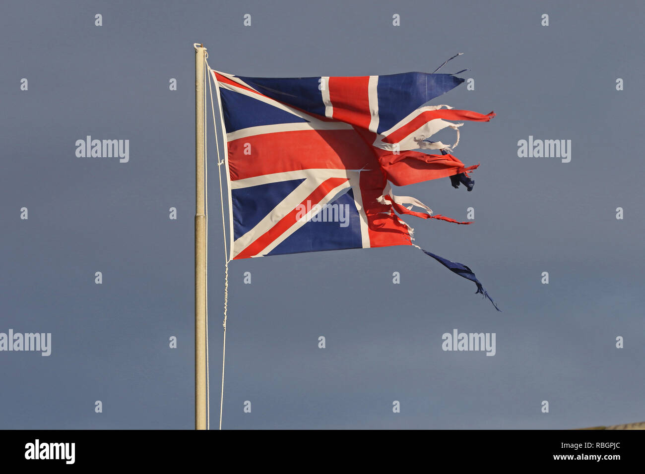 Flag Uk Torn High Resolution Stock Photography and Images - Alamy