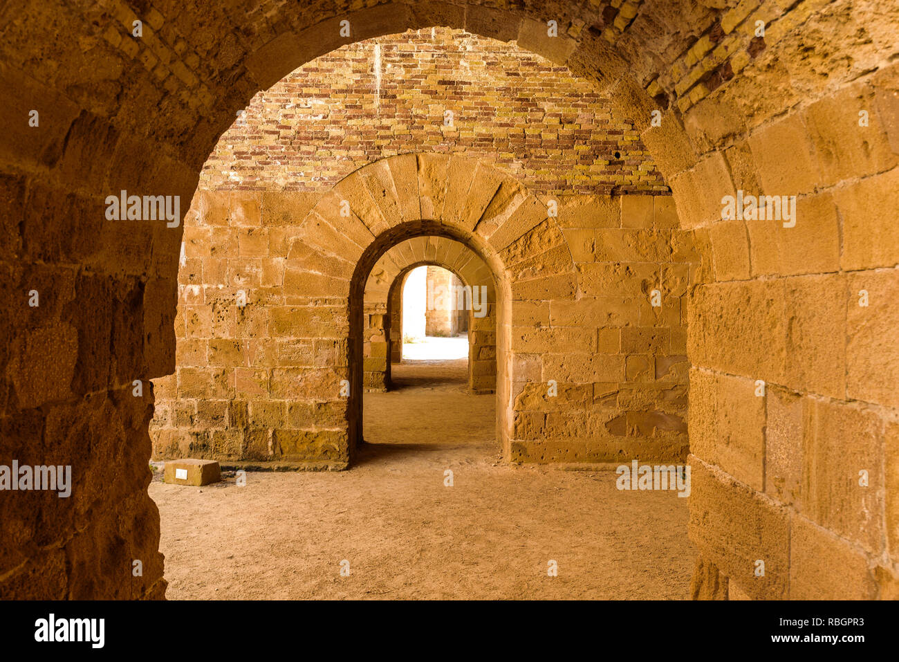 Castle inside roman fort hi-res stock photography and images - Alamy