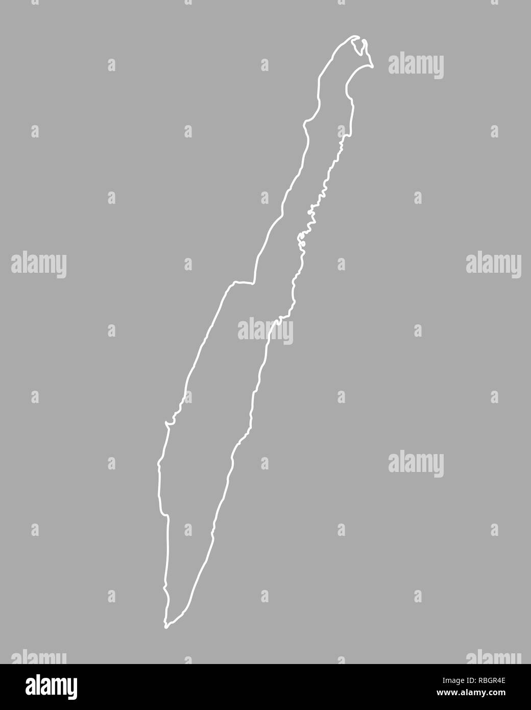 Map of Oeland Stock Photo - Alamy