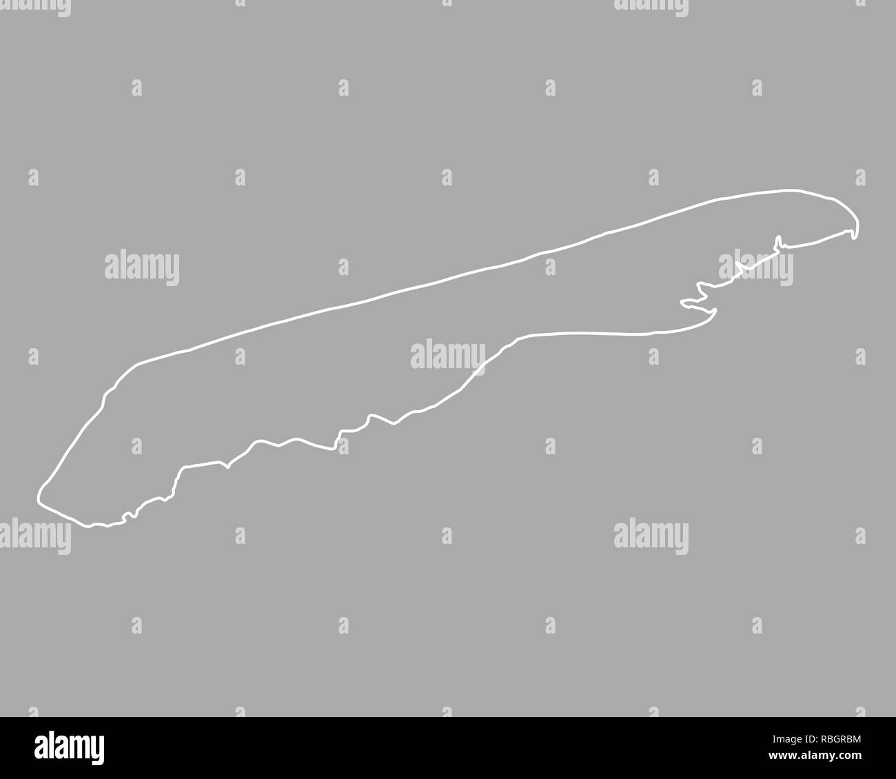 Map of Terschelling Stock Photo - Alamy