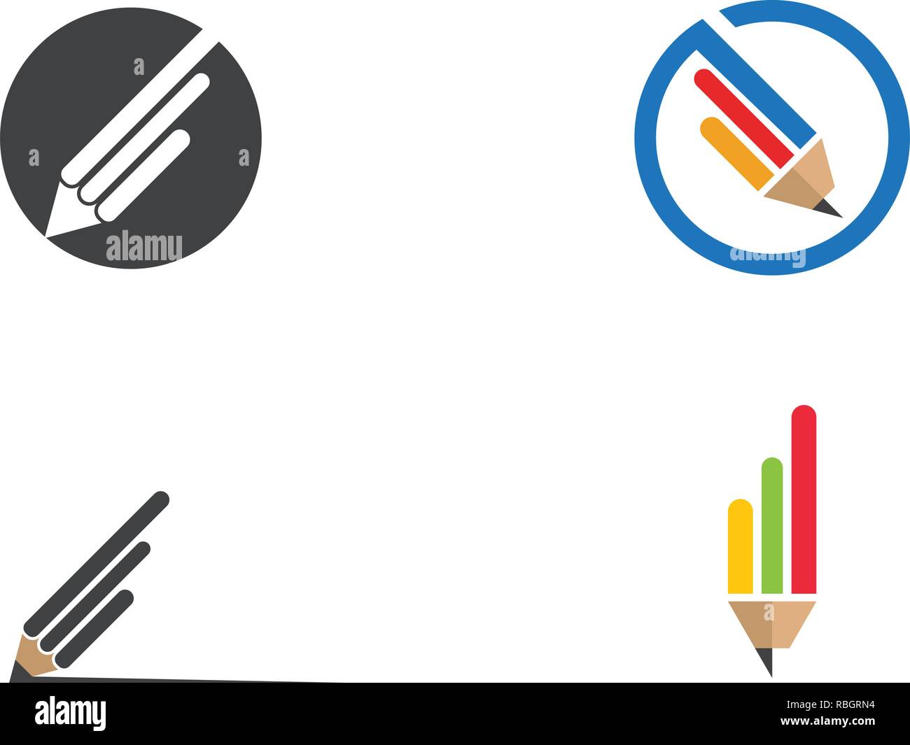 Bright education logo hi-res stock photography and images - Alamy