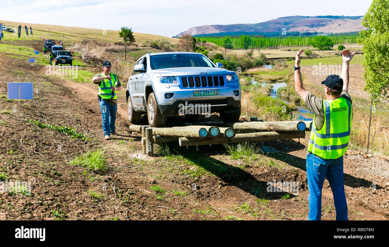 Harrismith, South Africa - October 02 2015: 4x4 Obstacle Driver ...