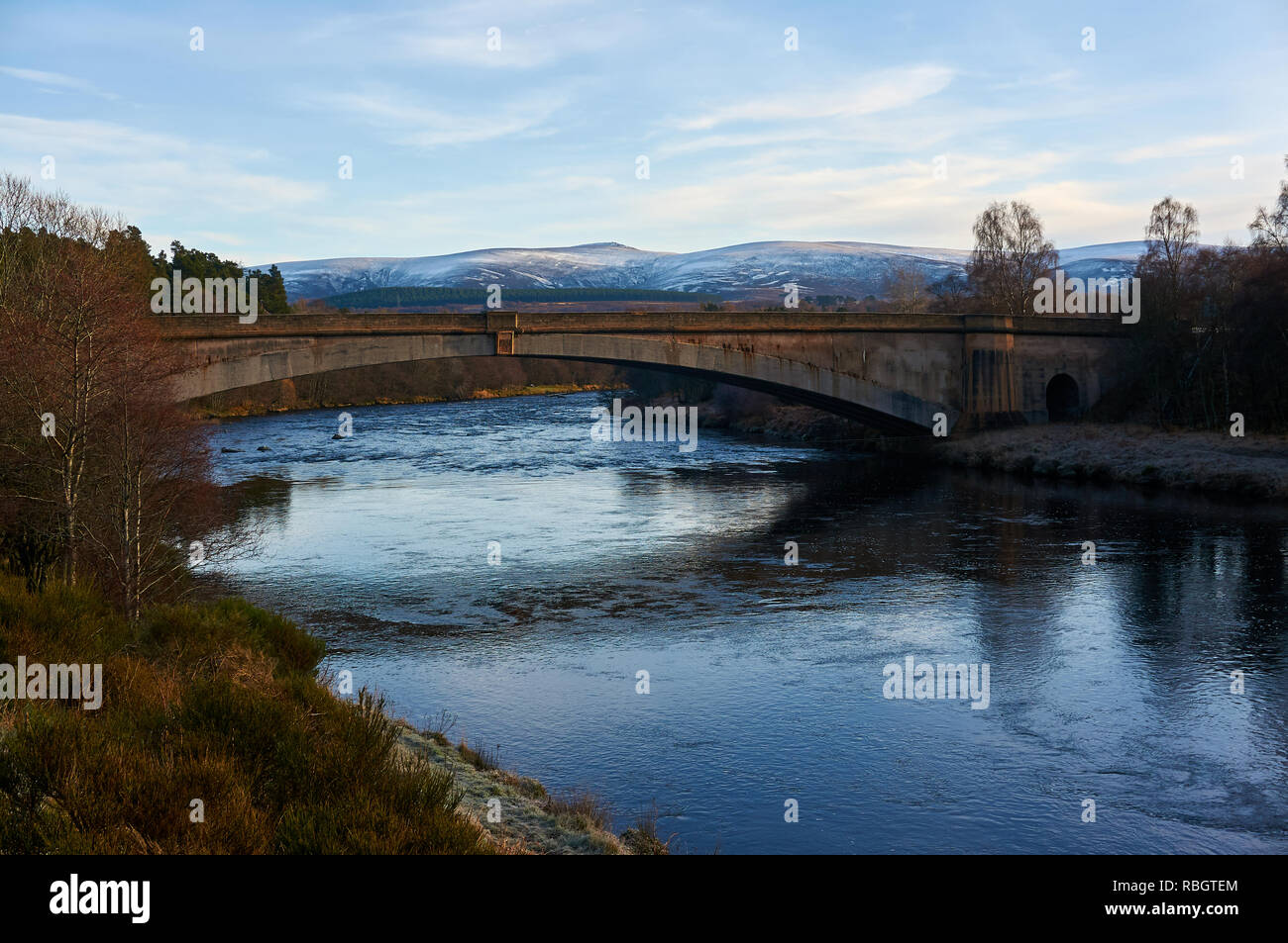 The New Spey Bridge over the river Spey, Grantown on Spey, Scotland ...