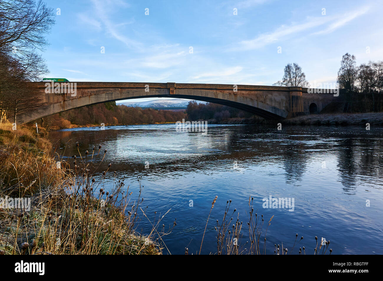 The New Spey Bridge over the river Spey, Grantown on Spey, Scotland ...