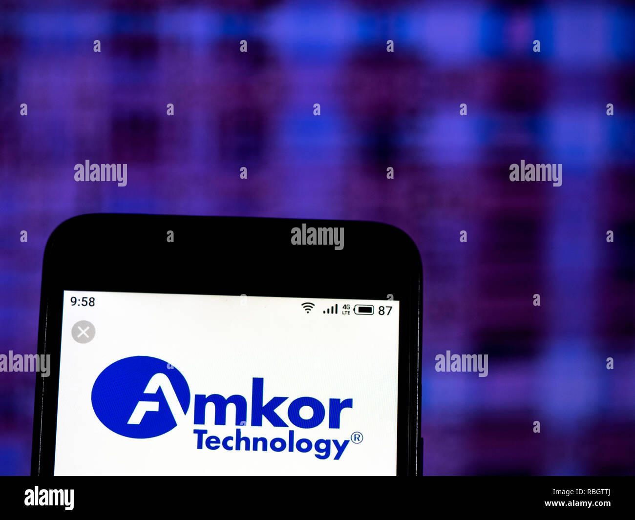 Amkor logo hi-res stock photography and images - Alamy