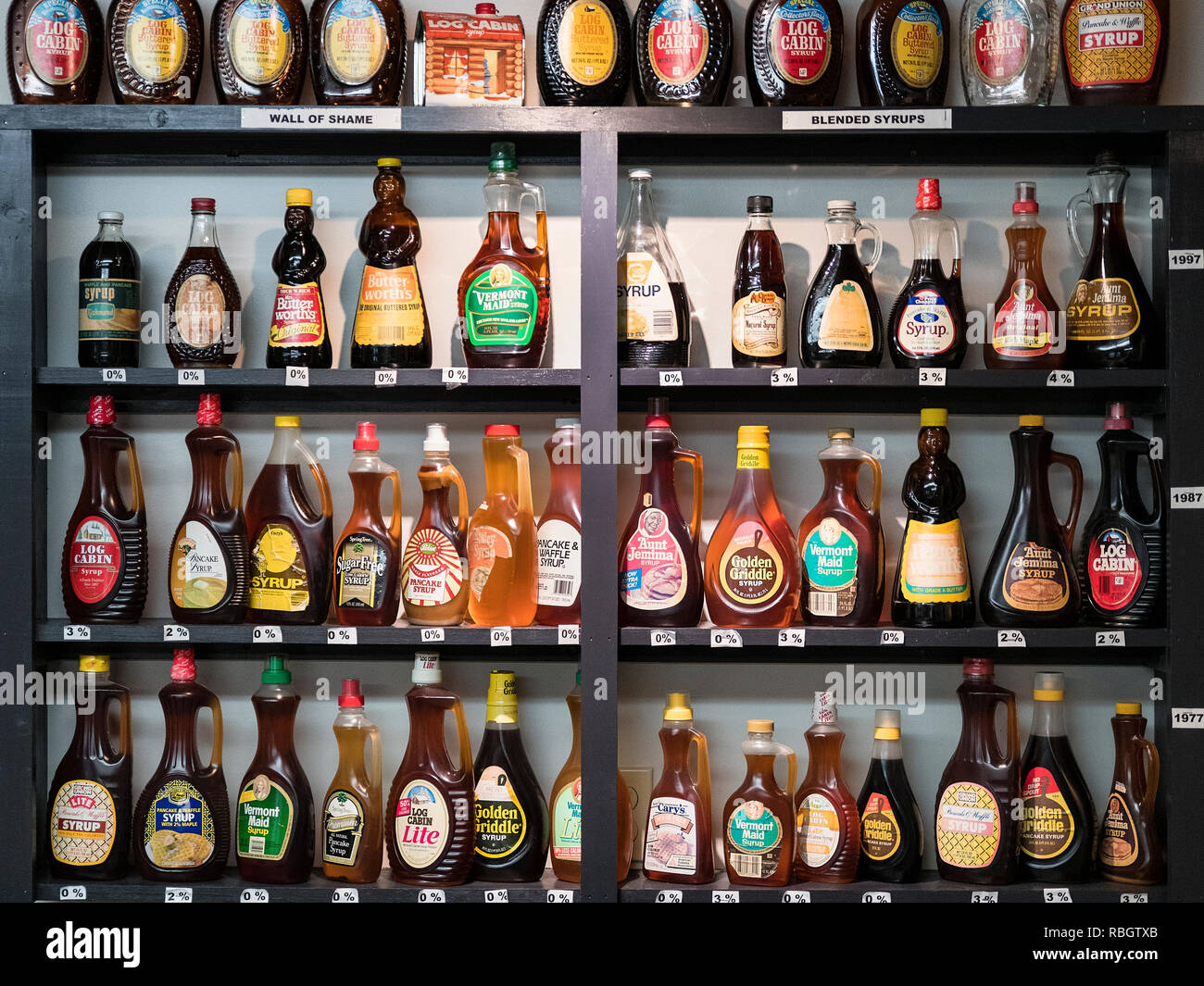 Maple syrup imposters, New England Maple Museum, Pittsford, Vermont ...