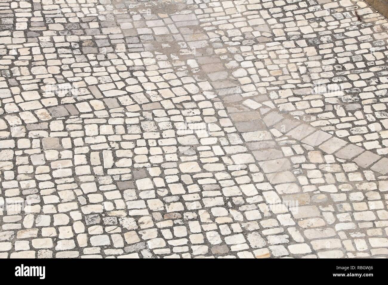 Cobblestone Street Texture