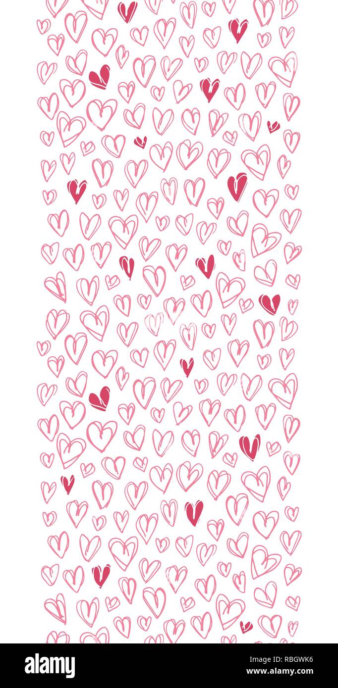 Heart Border Vertical