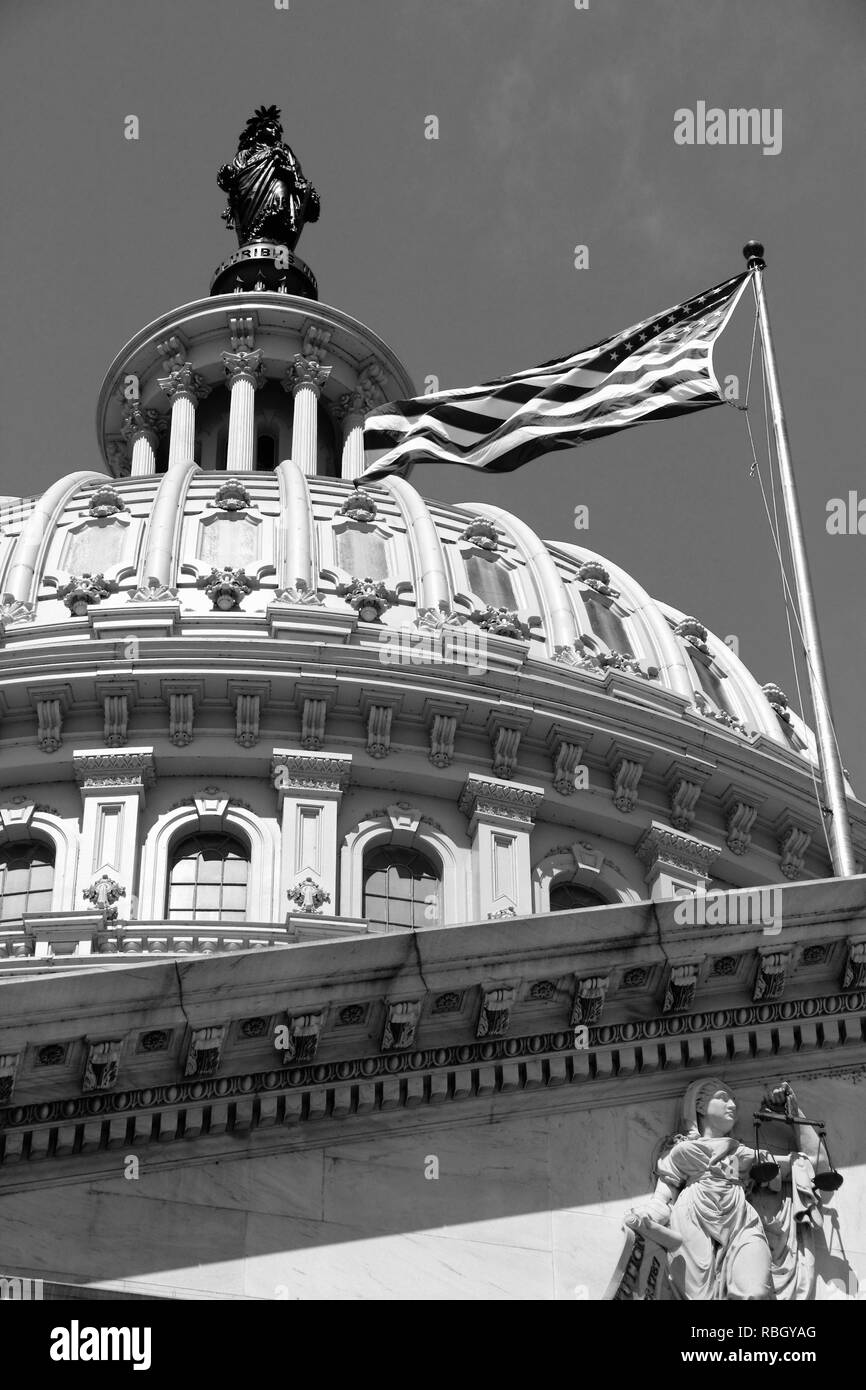 United states flag color Black and White Stock Photos & Images - Alamy