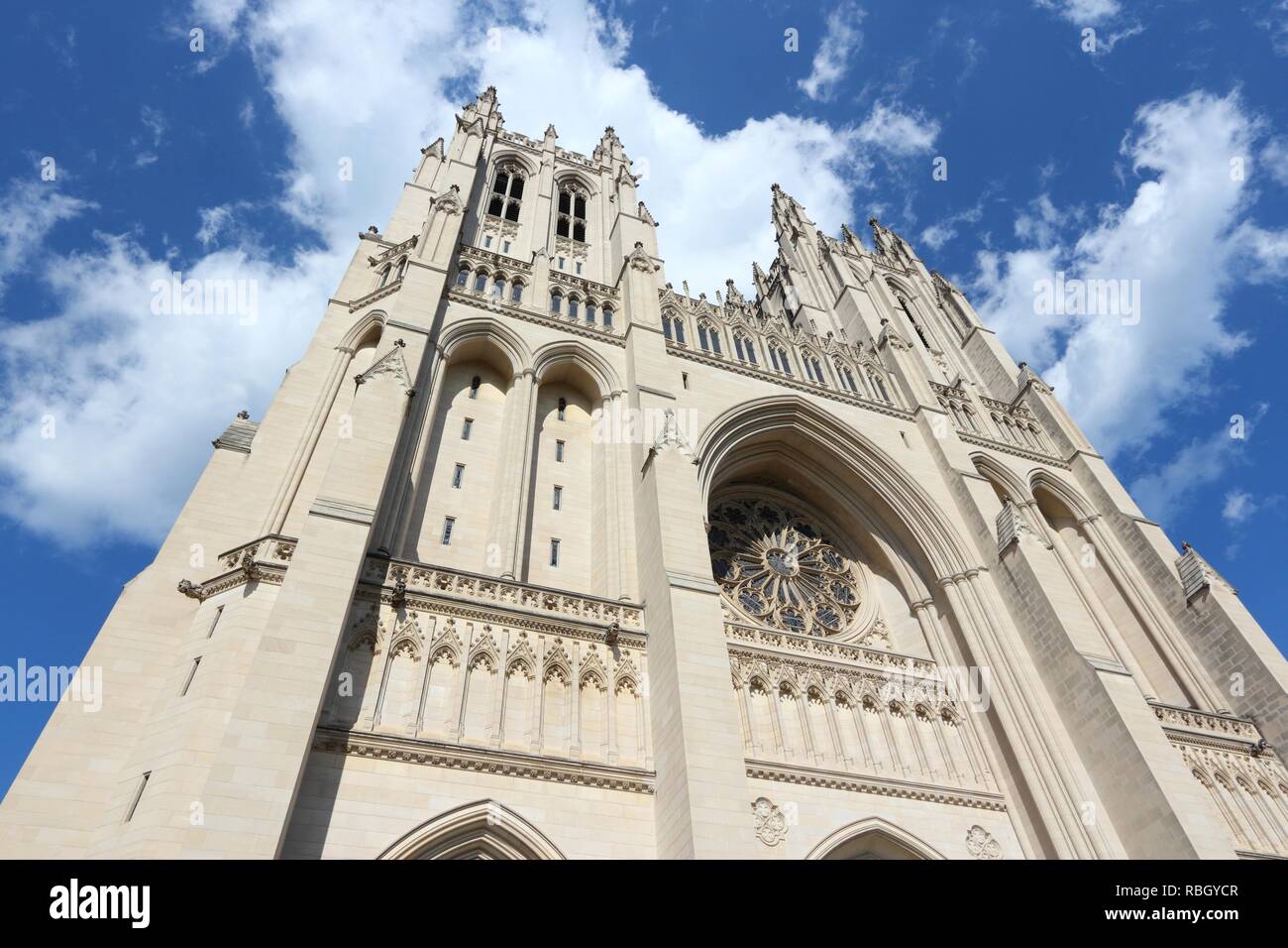Washington DC, capital city of the United States. National Cathedral ...