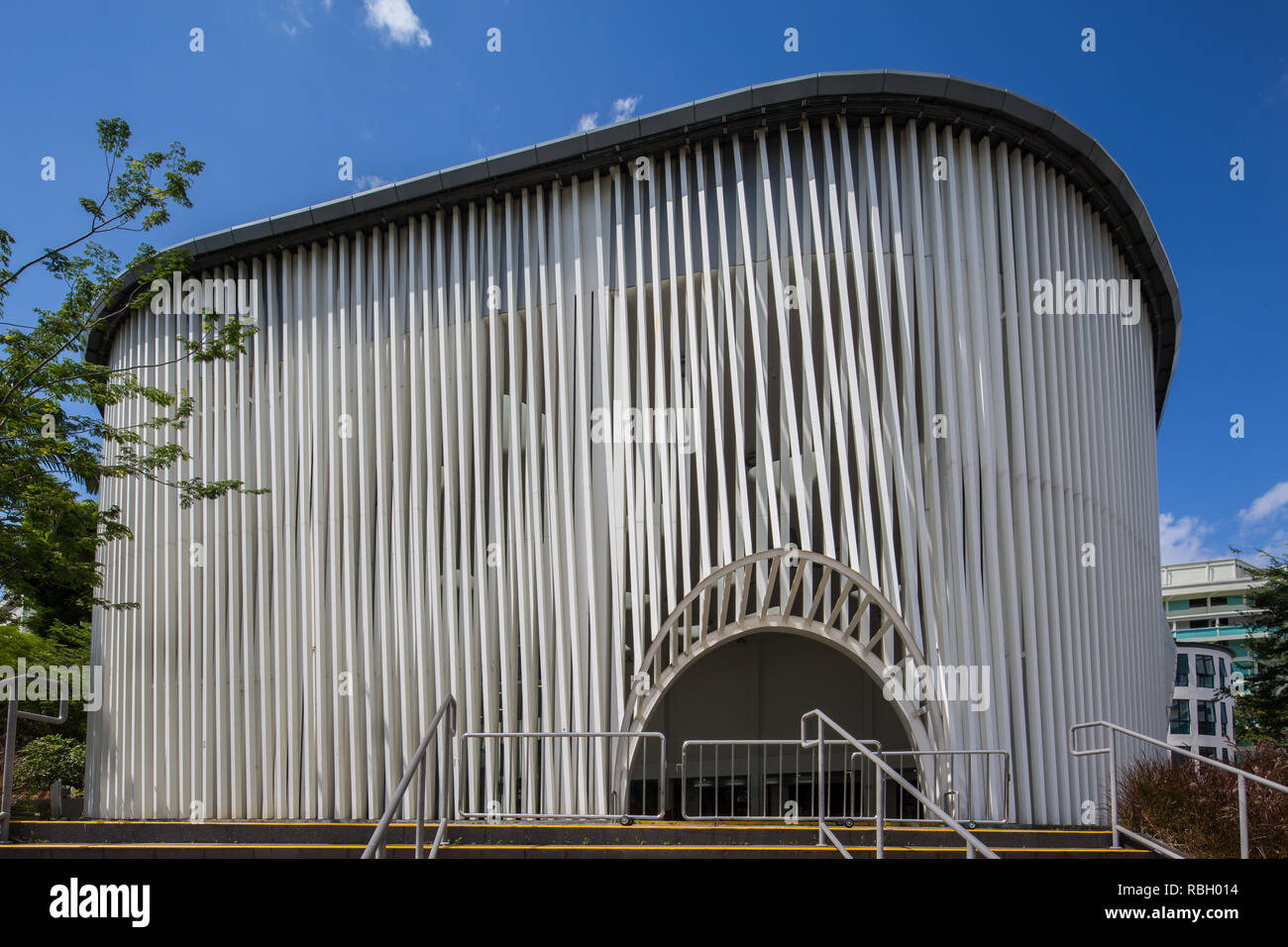 An eye catching facade at Nee Soon East Community Club at Yishun ...
