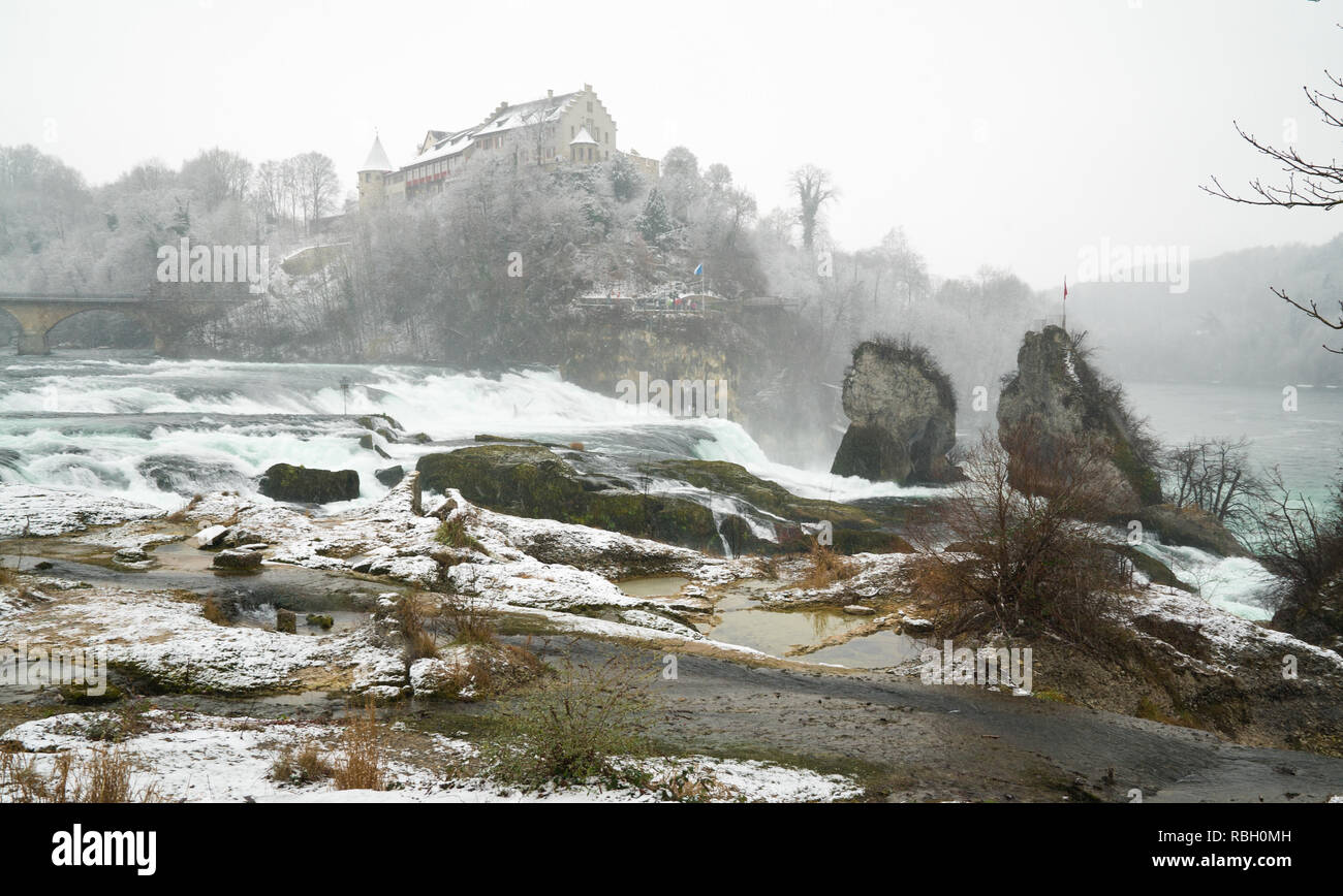 Rhine Falls Winter