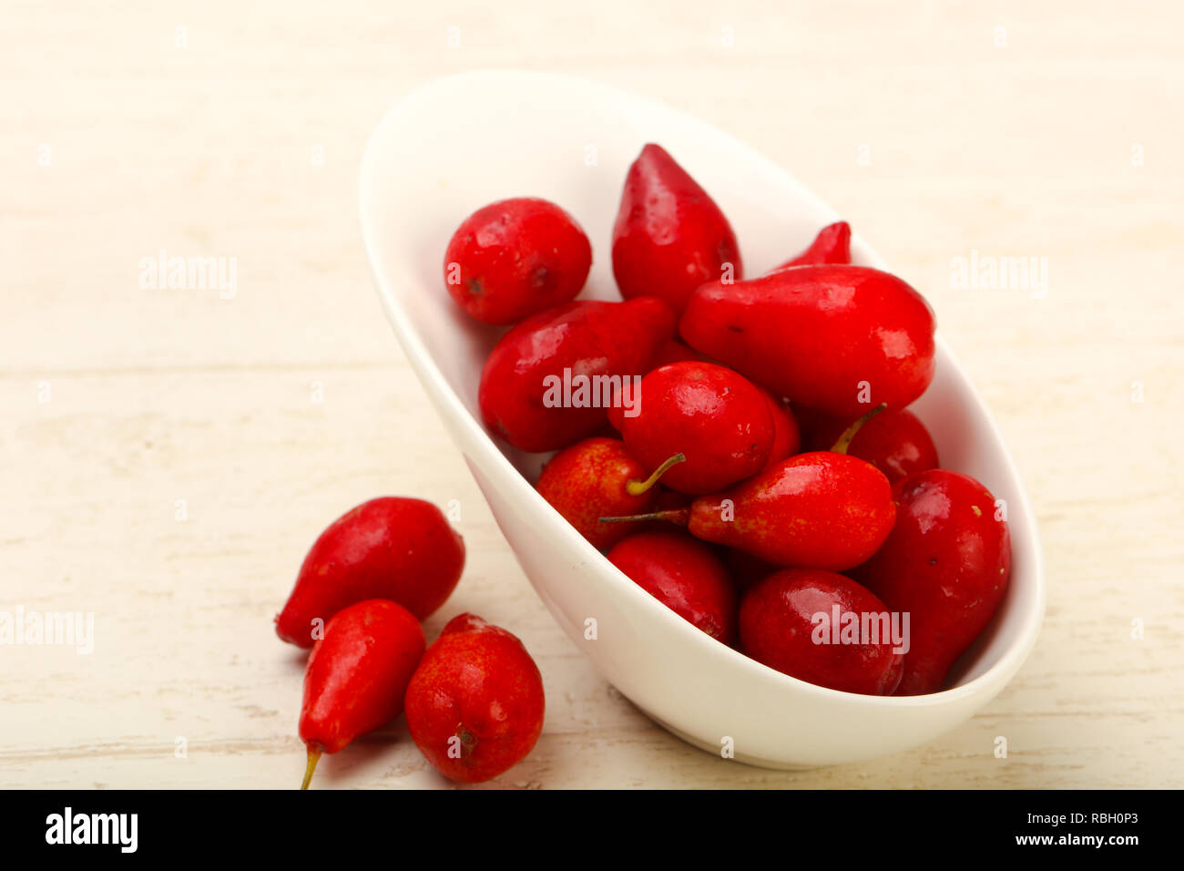 The cornel fruit Stock Photo - Alamy