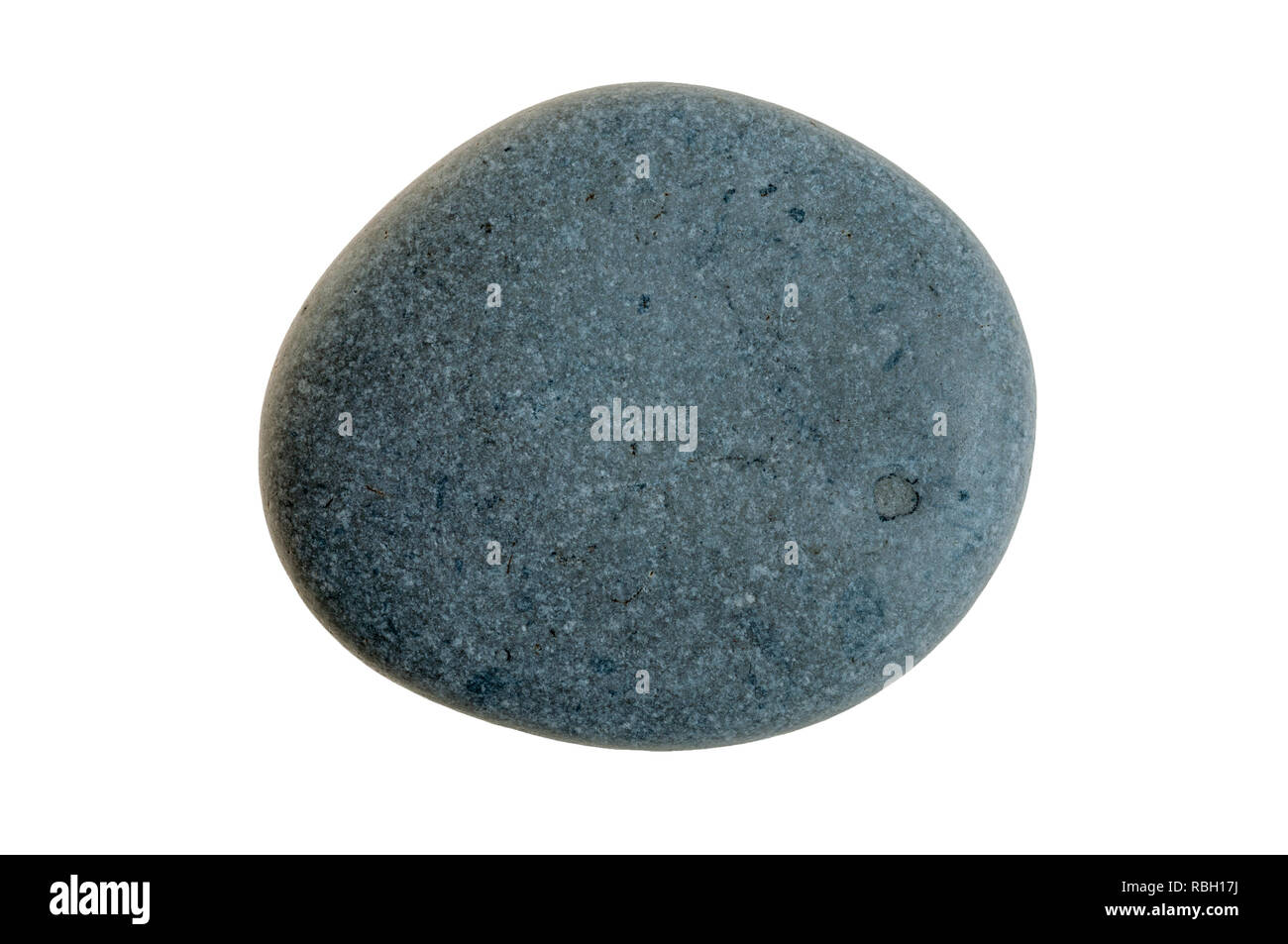 Single grey pebble isolated on white Stock Photo - Alamy