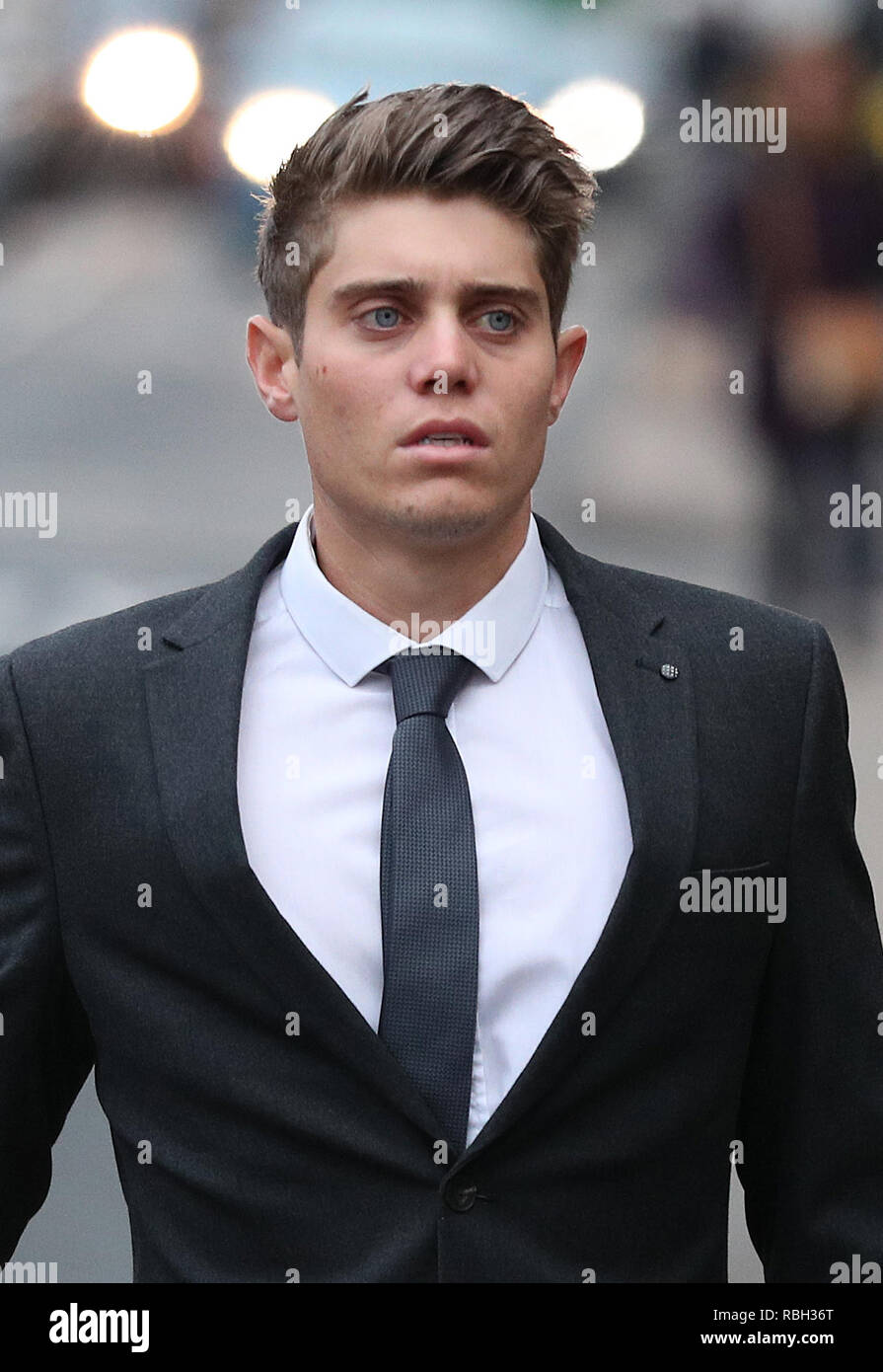 Alex Hepburn arriving at Worcester Crown Court where he is charged with ...