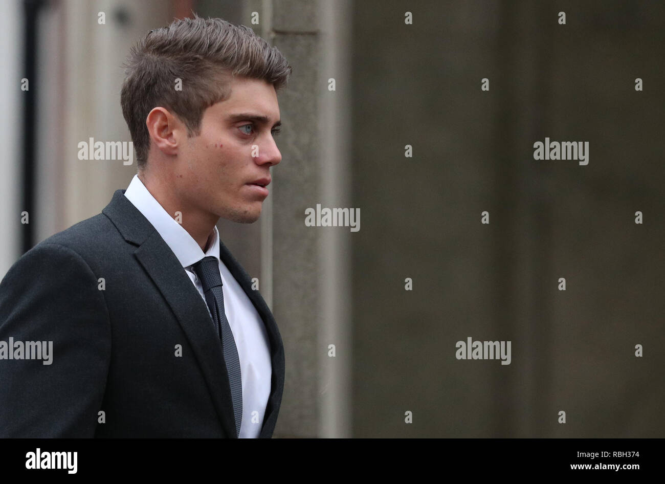 Alex Hepburn arriving at Worcester Crown Court where he is charged with ...