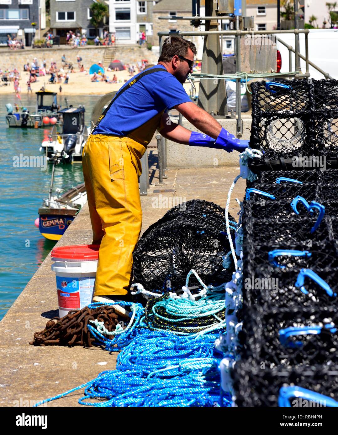 Cornish fisherman hi-res stock photography and images - Alamy