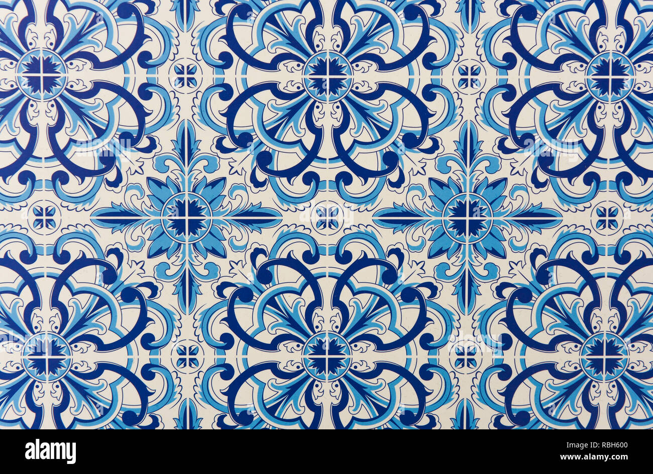 azulejos portugal and abstract painting Stock Photo - Alamy