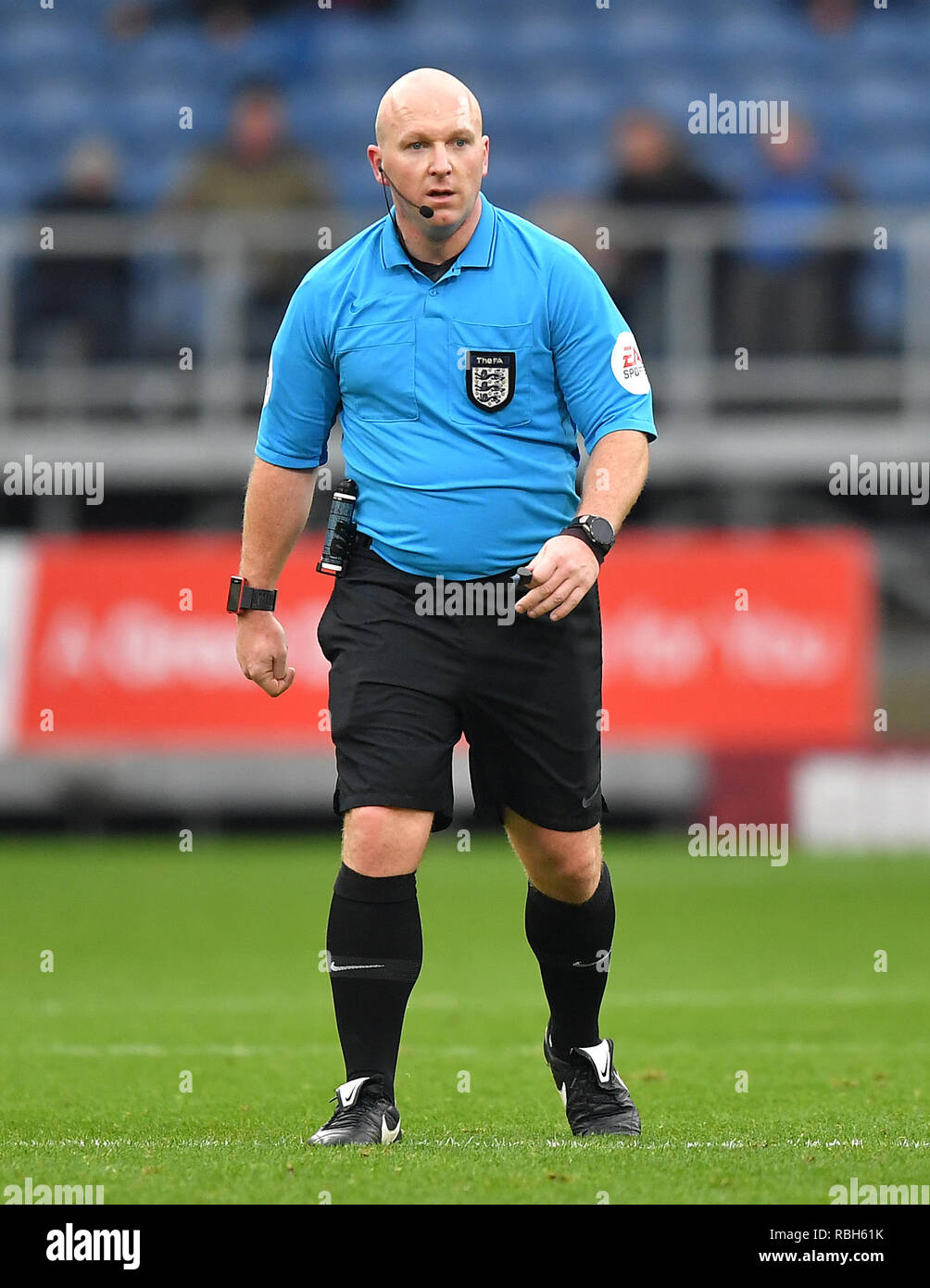 Match referee Simon Hooper Stock Photo - Alamy