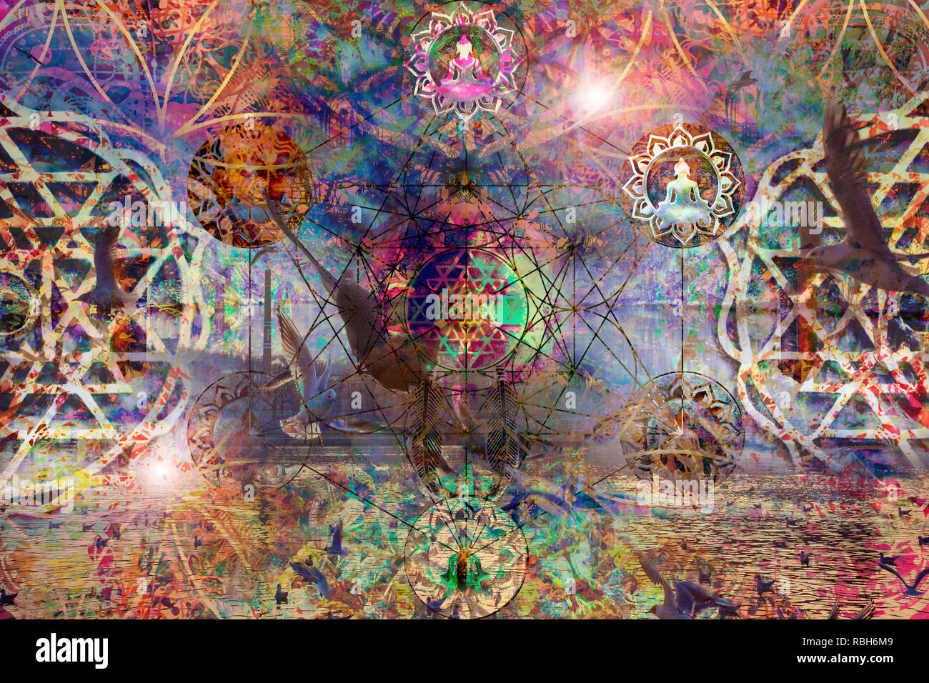 Sacred Geometry Background