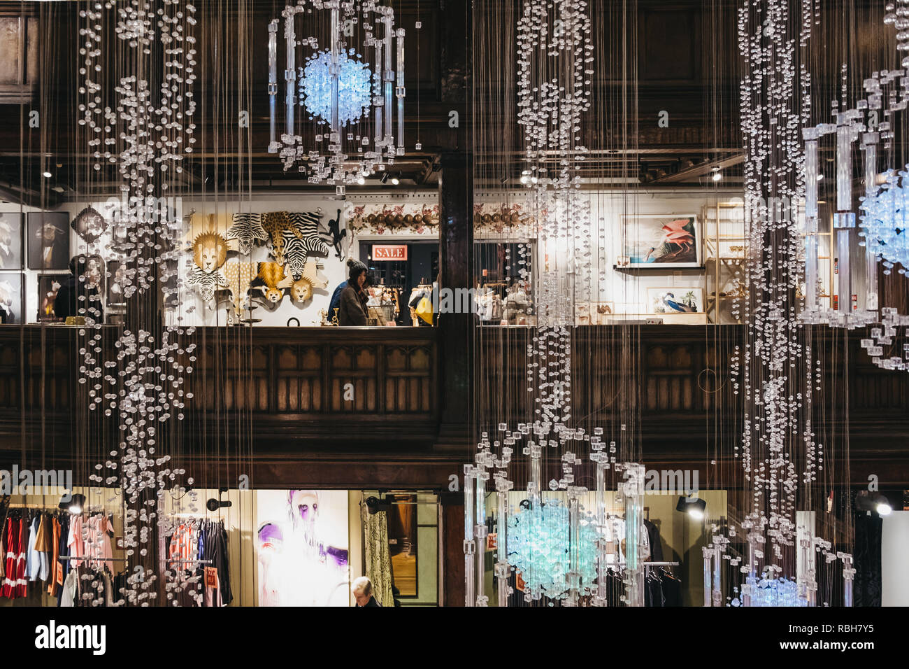 Liberty london shop interior hi-res stock photography and images - Alamy