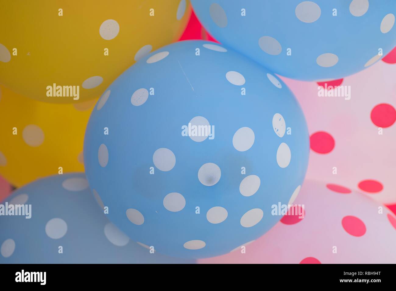 Macro background texture of colorful rubber balloons Stock Photo - Alamy
