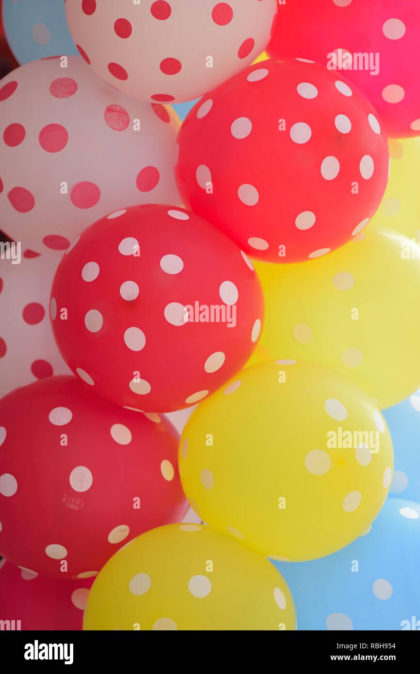 Macro background texture of colorful rubber balloons Stock Photo - Alamy
