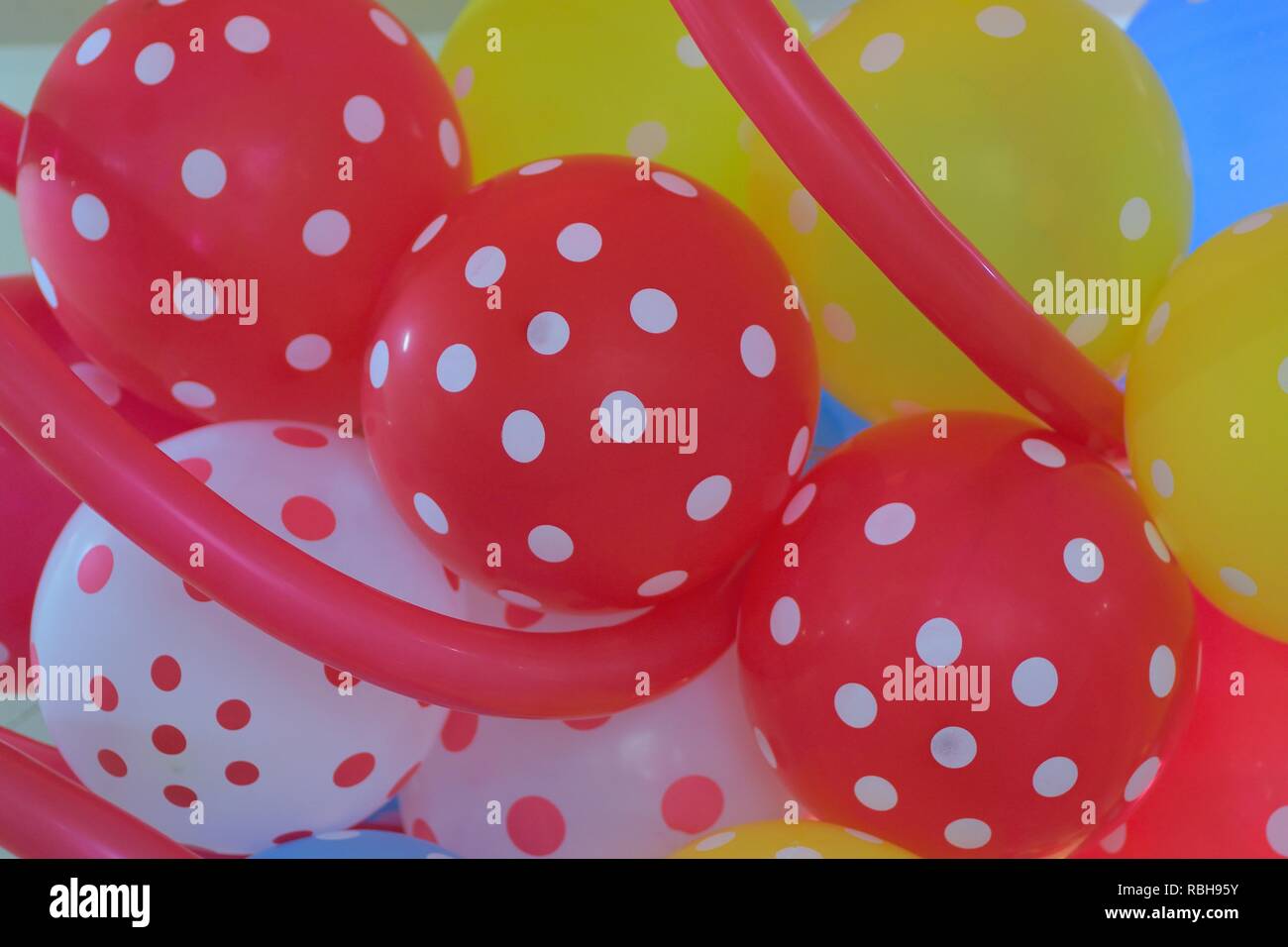 Macro background texture of colorful rubber balloons Stock Photo - Alamy