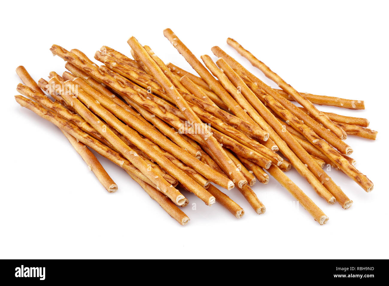 Stick cracker, pretzel, isolated on white background Stock Photo - Alamy