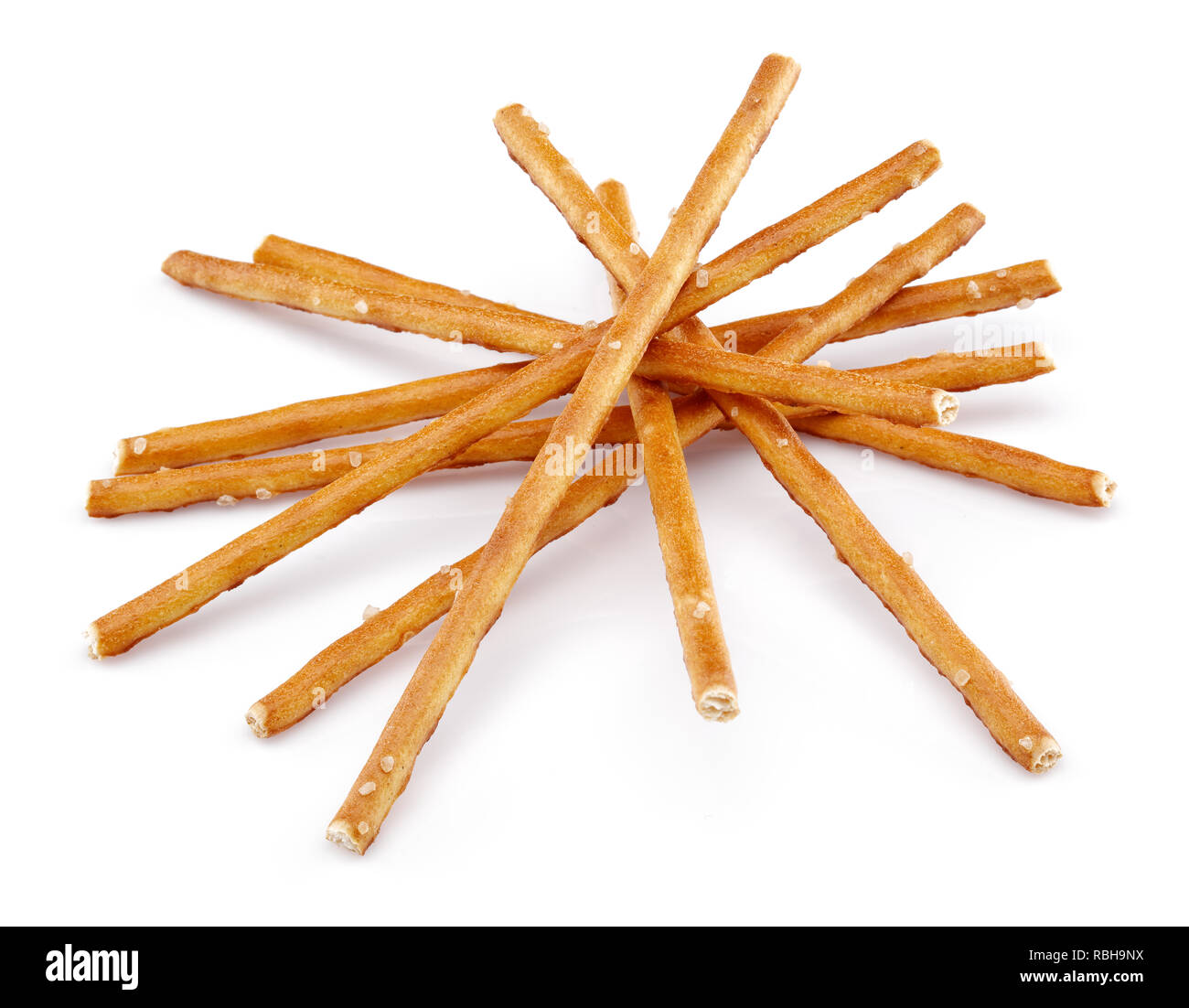 Stick cracker, pretzel, isolated on white background Stock Photo - Alamy