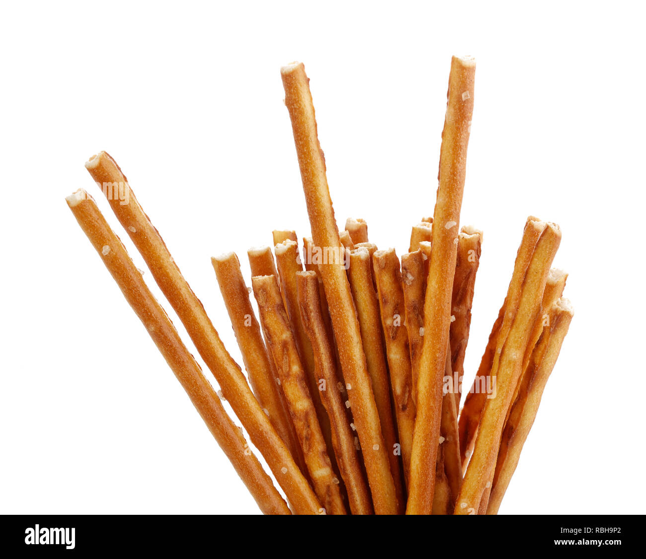 Stick cracker, pretzel, isolated on white background Stock Photo - Alamy