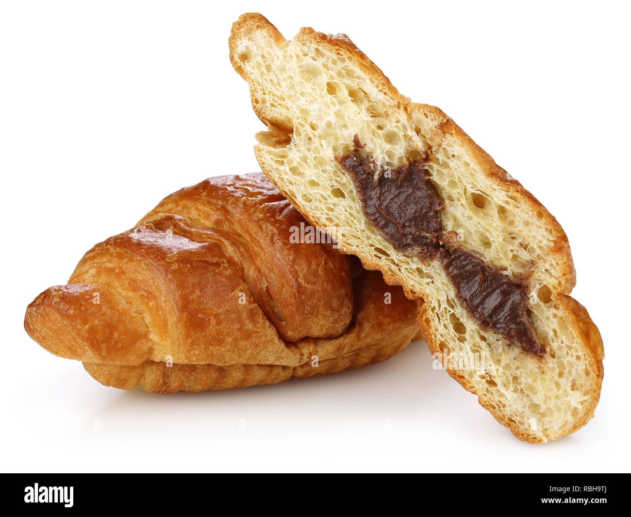 Whole and half croissant hi-res stock photography and images - Alamy