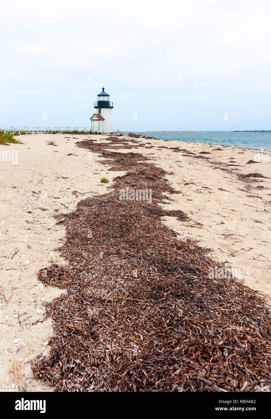 Brant Point Lighthouse, famous tourist attraction and Landmark of ...