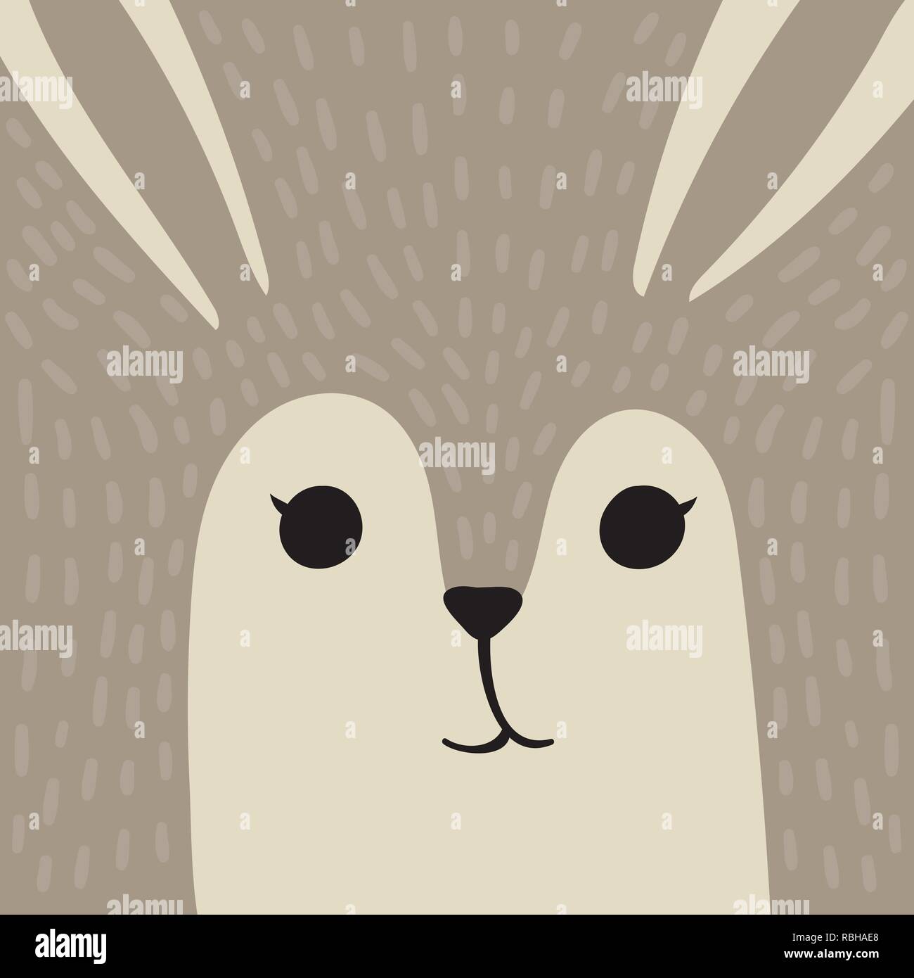 Cartoon rabbit face hi-res stock photography and images - Alamy