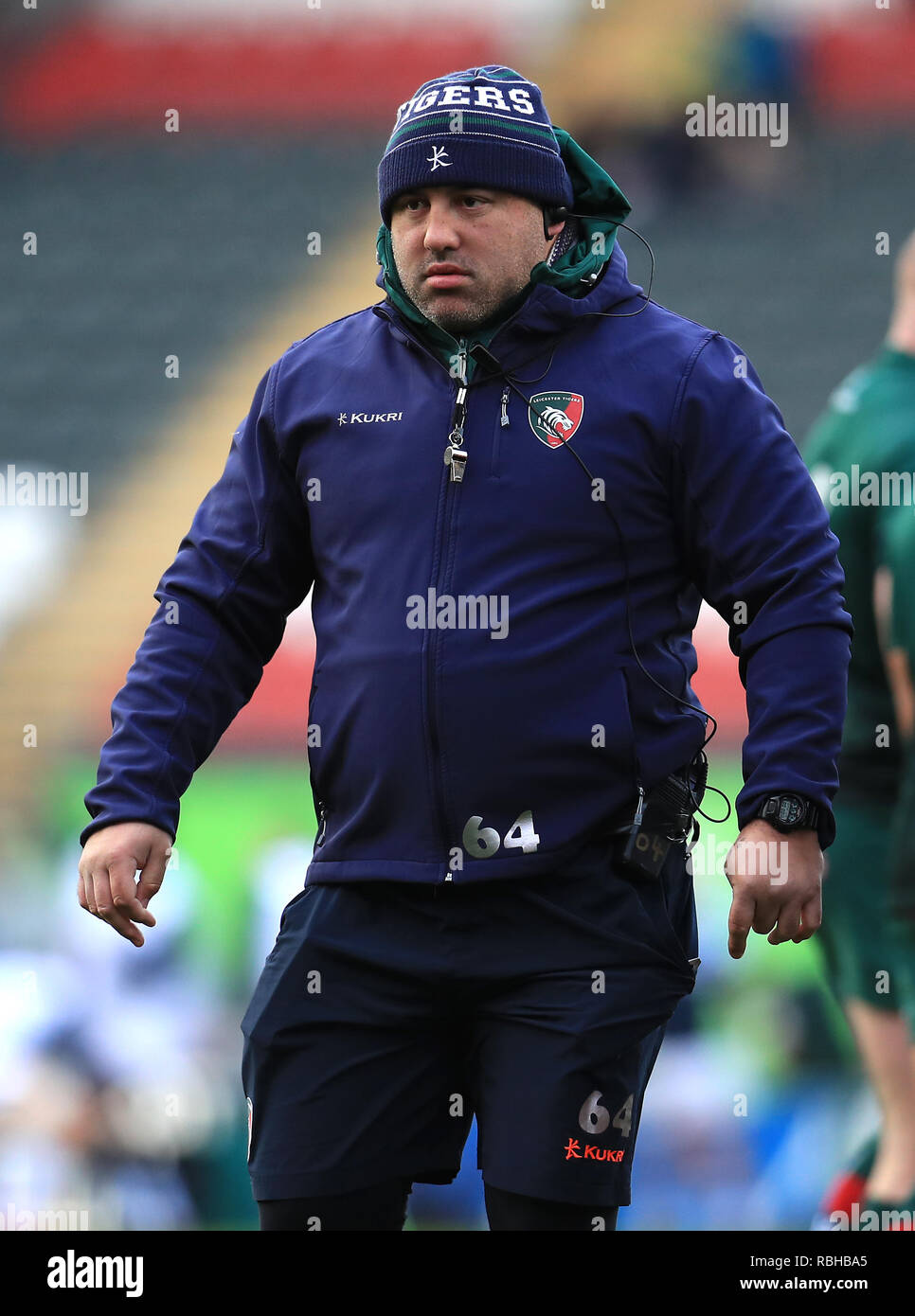 Leicester Tigers Scrum Coach Boris Stankovich Stock Photo - Alamy