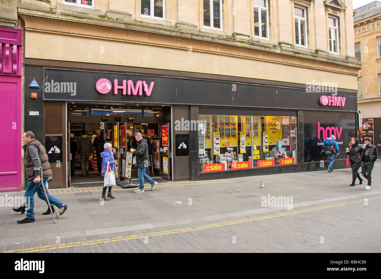 The HMV shop in Bath, Somerset, England, UK Stock Photo - Alamy