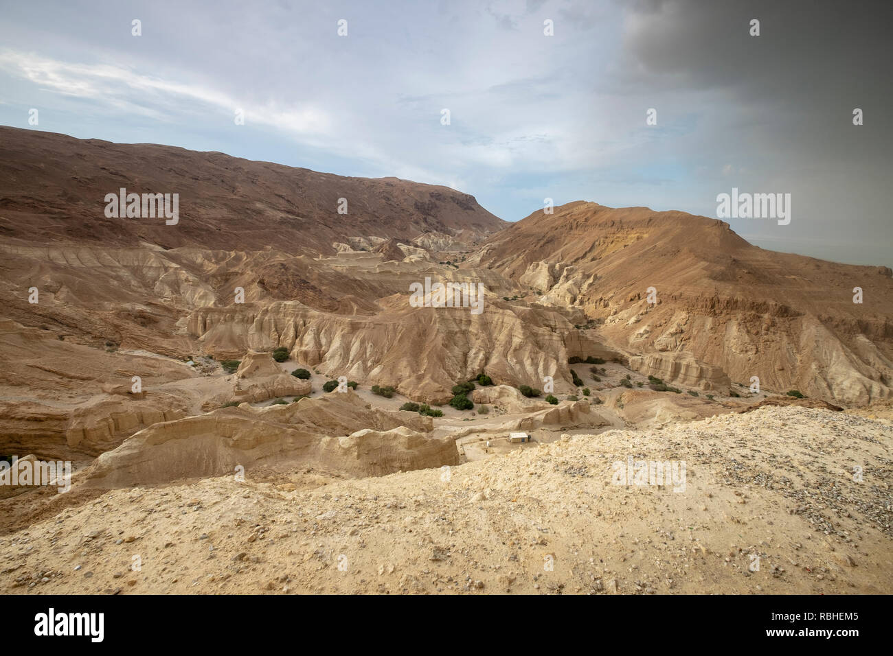 Marl stone formations. Eroded cliffs made of marl. Marl is a calcium ...