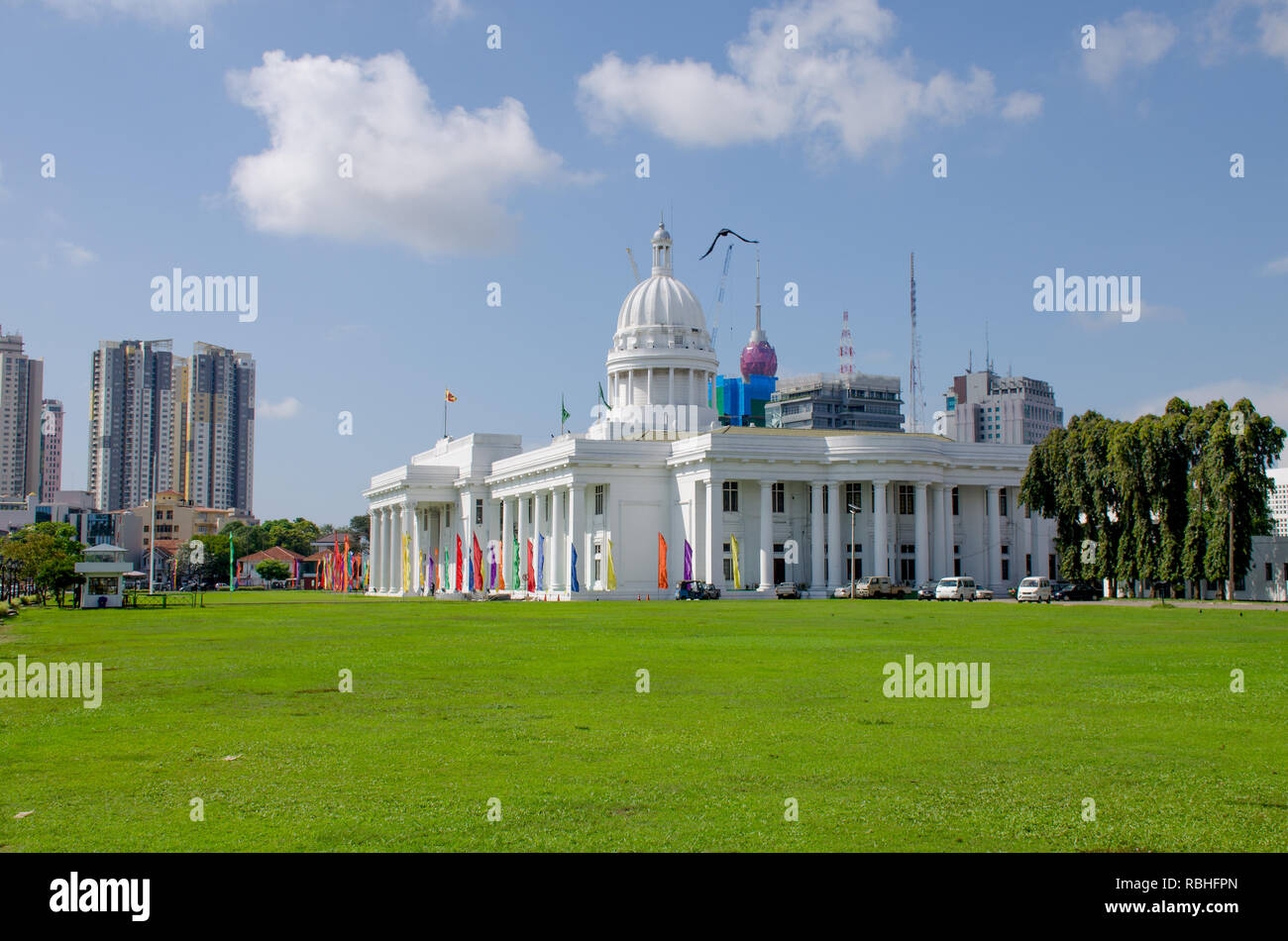 City town hall of Town Hall to the city of Colombo of Sri Lanka Stock ...
