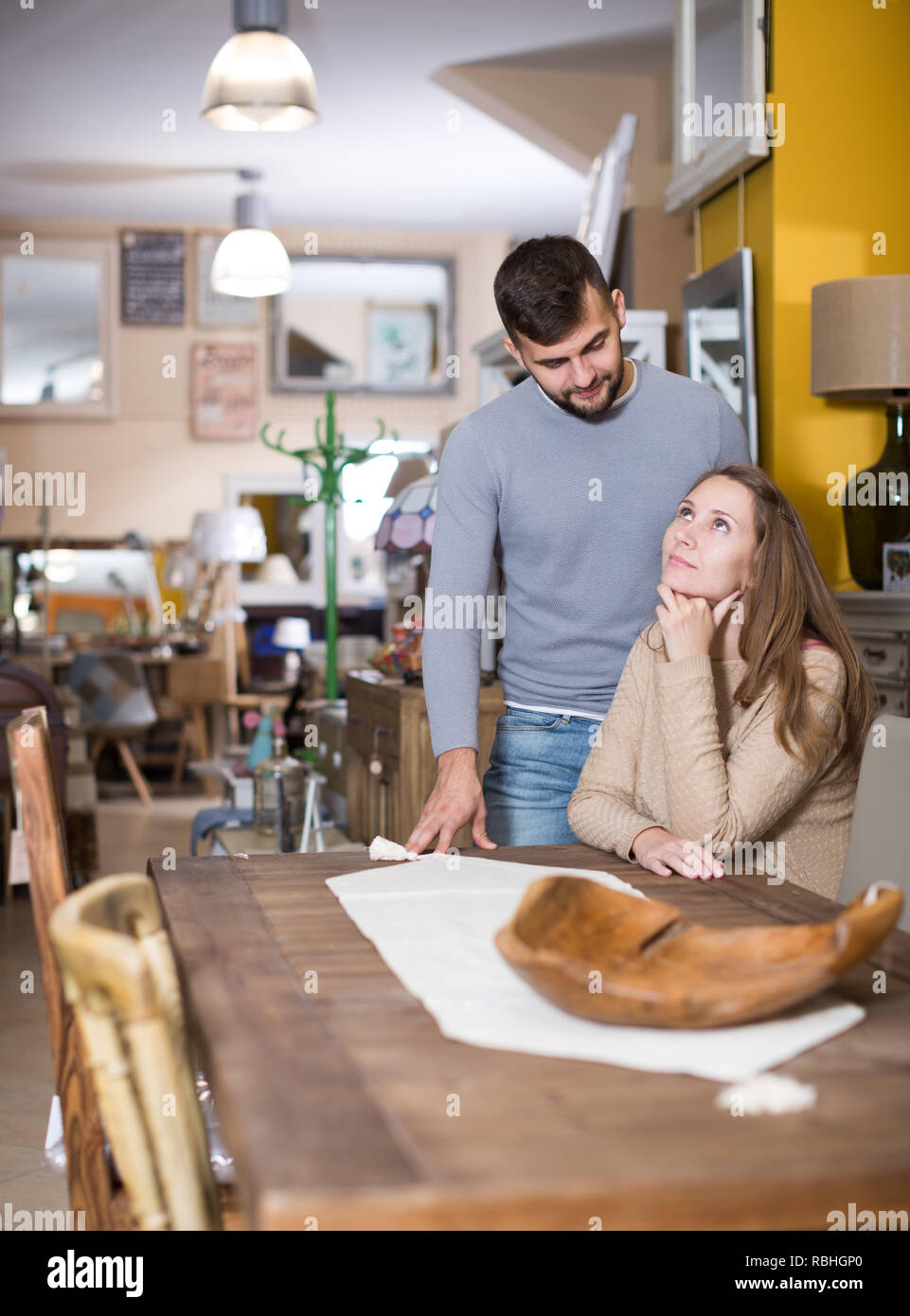 Couple dining decision hi-res stock photography and images - Alamy