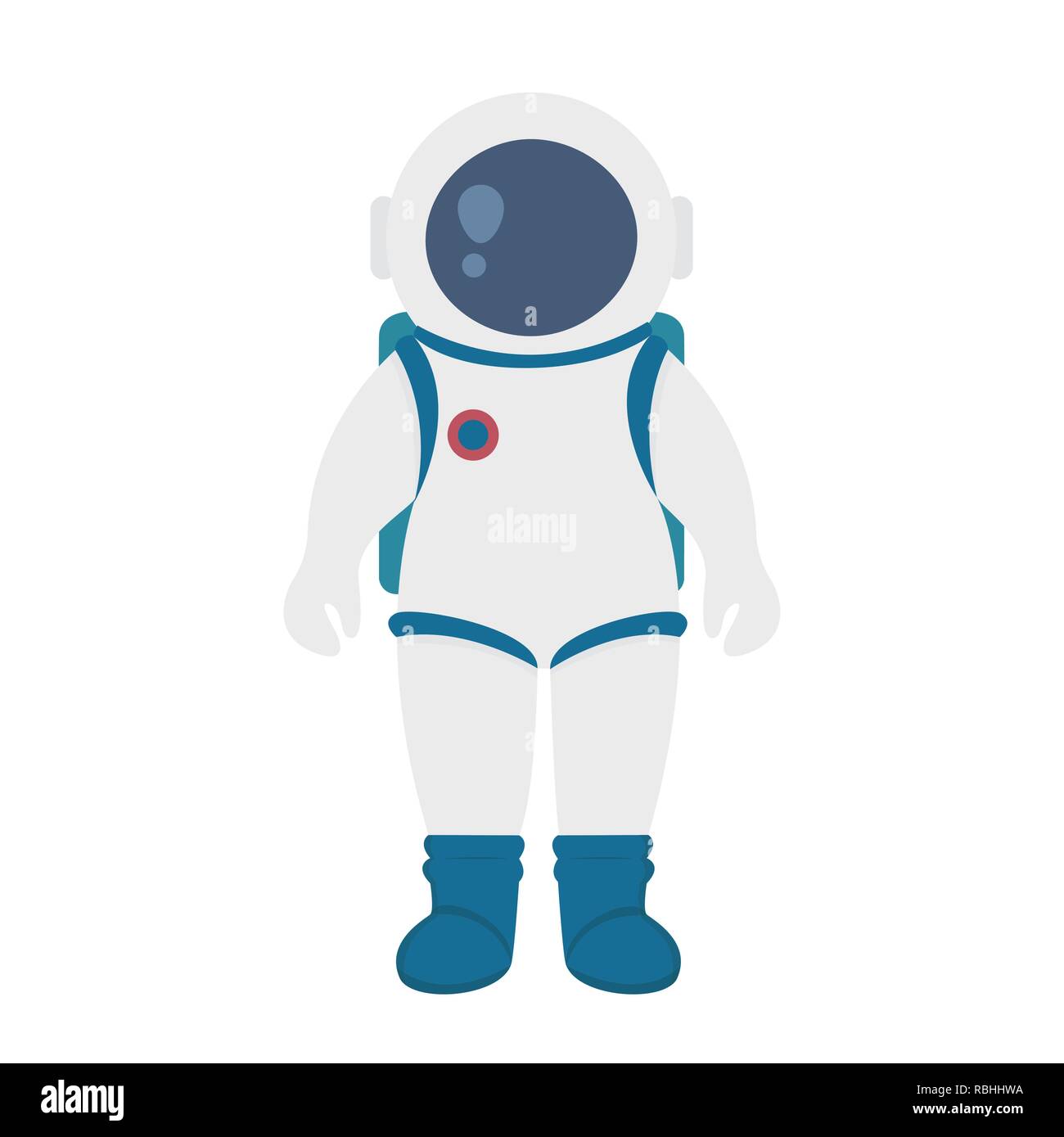 Astronaut icon on white background for graphic and web design, Modern ...