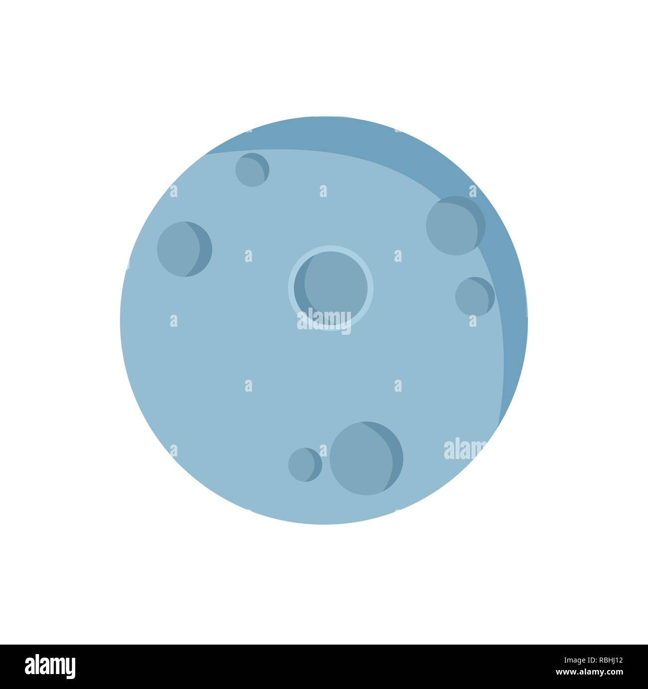 Planet icon on white background for graphic and web design, Modern ...