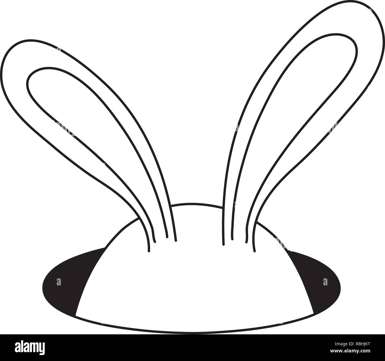 magic rabbit ears icon Stock Vector Image & Art - Alamy